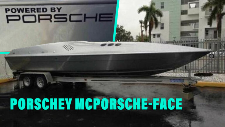 Someone Is Selling A Porsche Design Prototype Boat For Half A Million ...