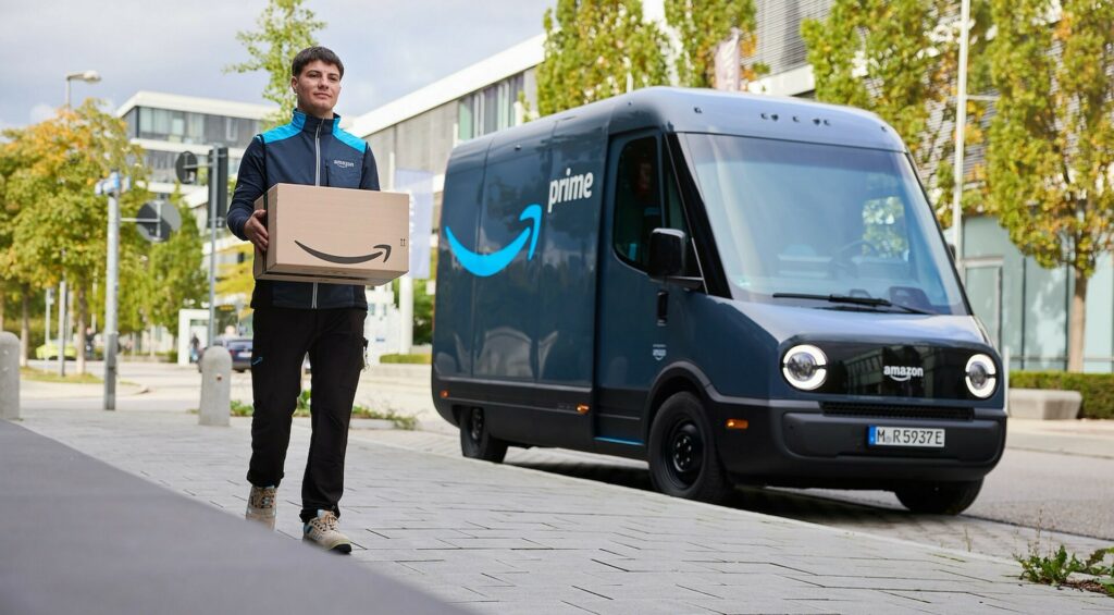 Amazon Starts Making European Deliveries With All-Electric Rivian Van ...