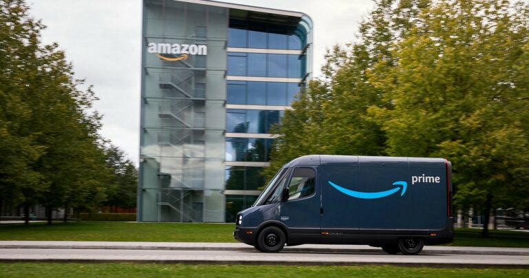 Amazon Starts Making European Deliveries With All-Electric Rivian Van ...