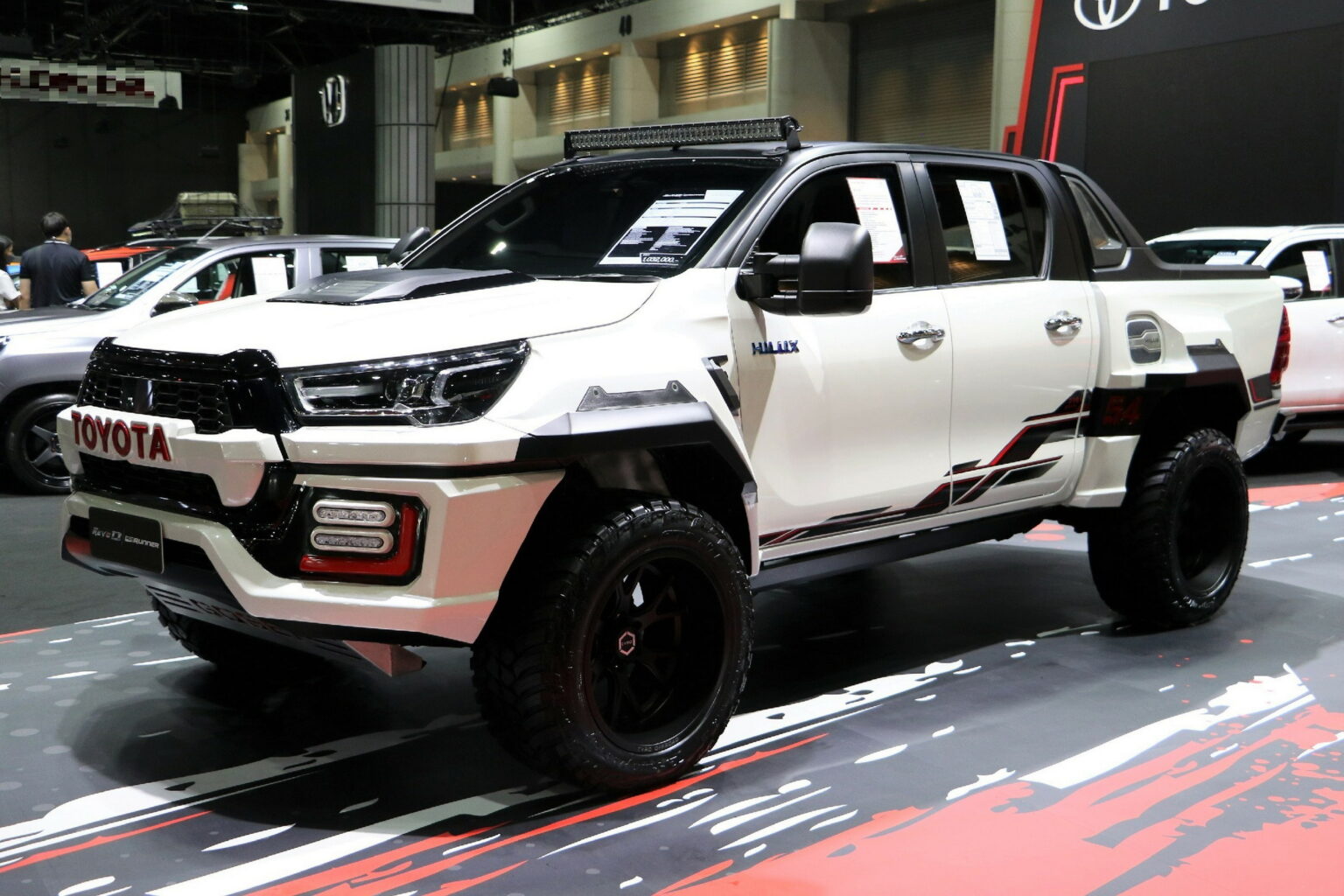 Toyota Went Wild With Modified Hilux Pickups In Bangkok | Carscoops