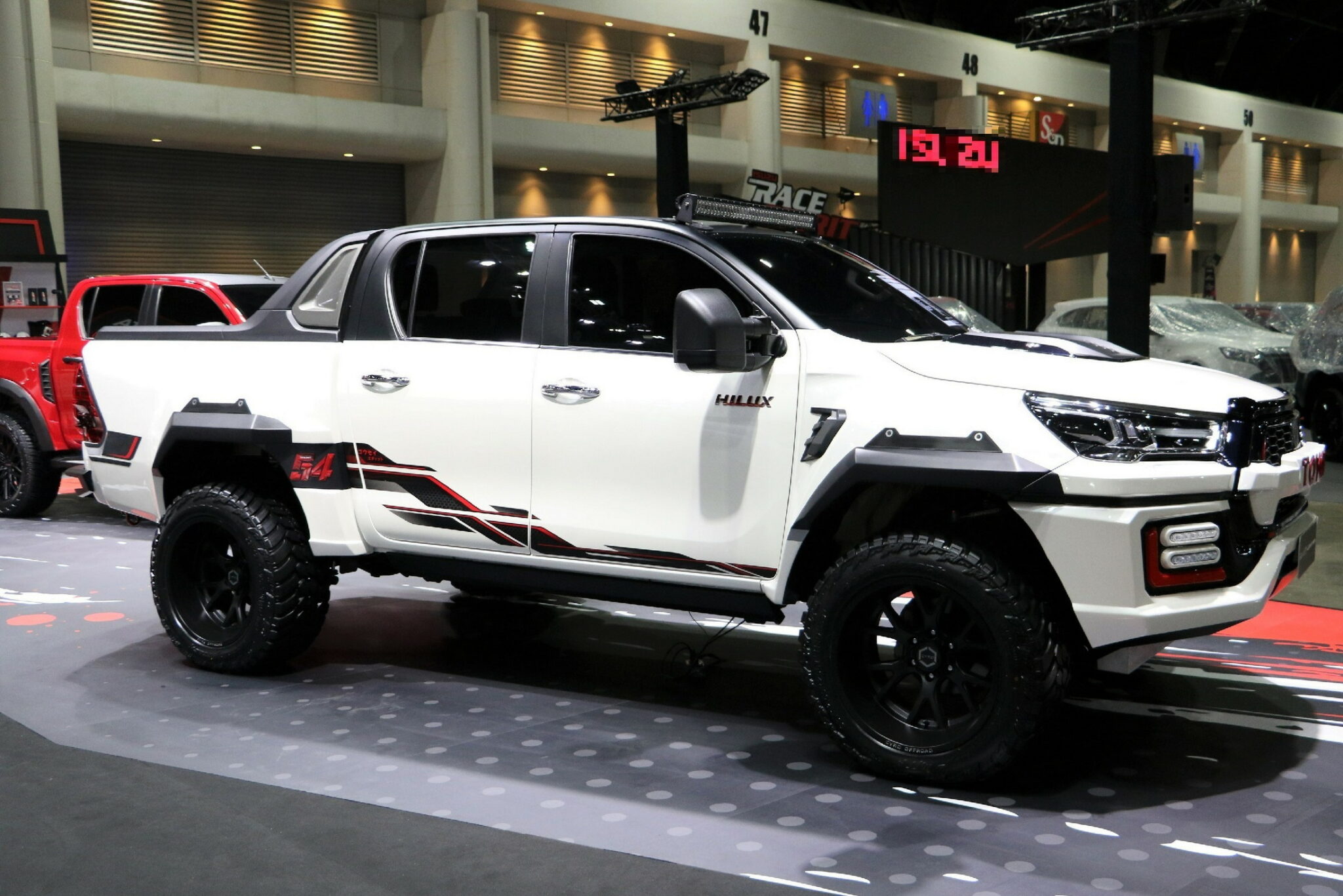 Toyota Went Wild With Modified Hilux Pickups In Bangkok | Carscoops