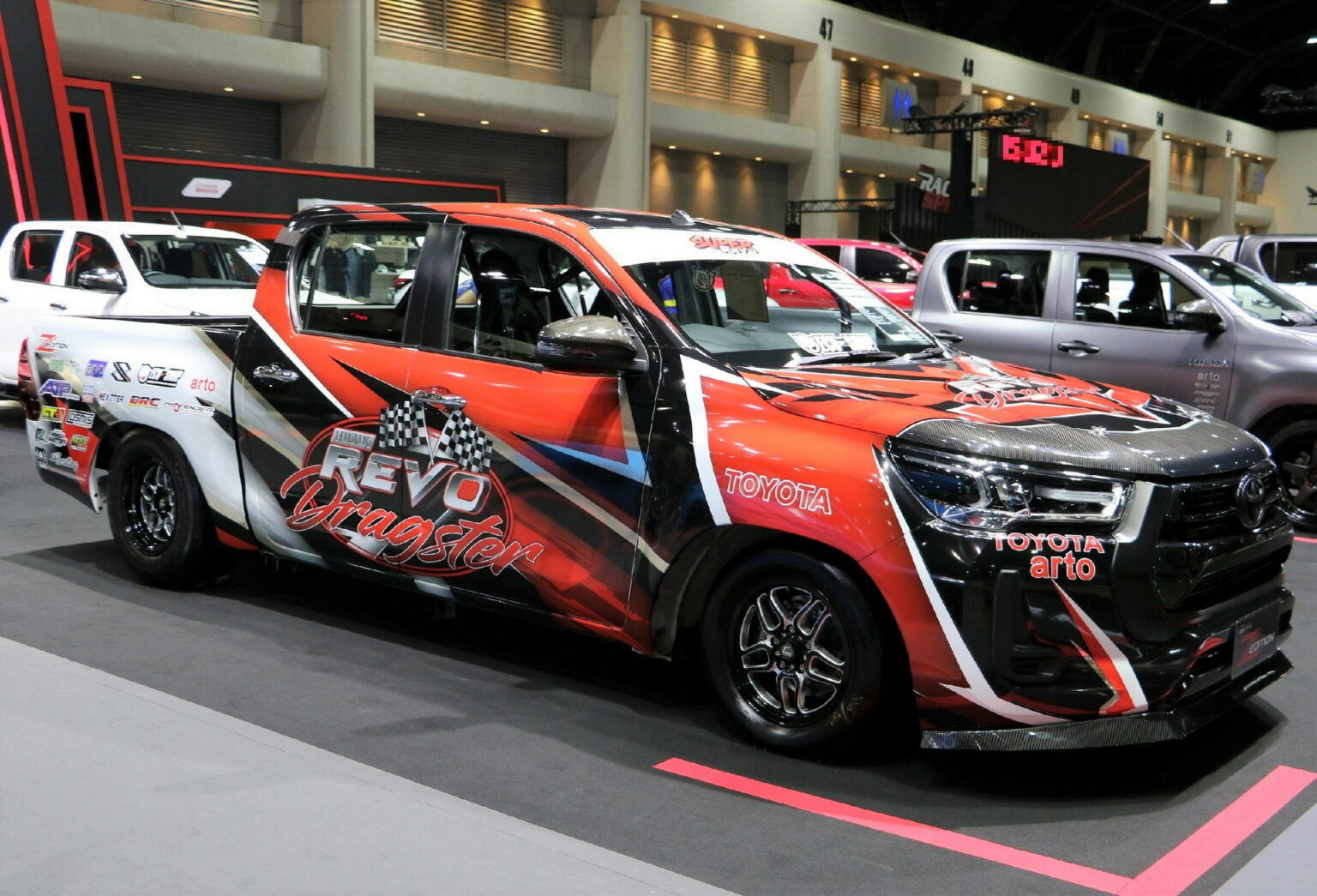 Toyota Went Wild With Modified Hilux Pickups In Bangkok | Carscoops