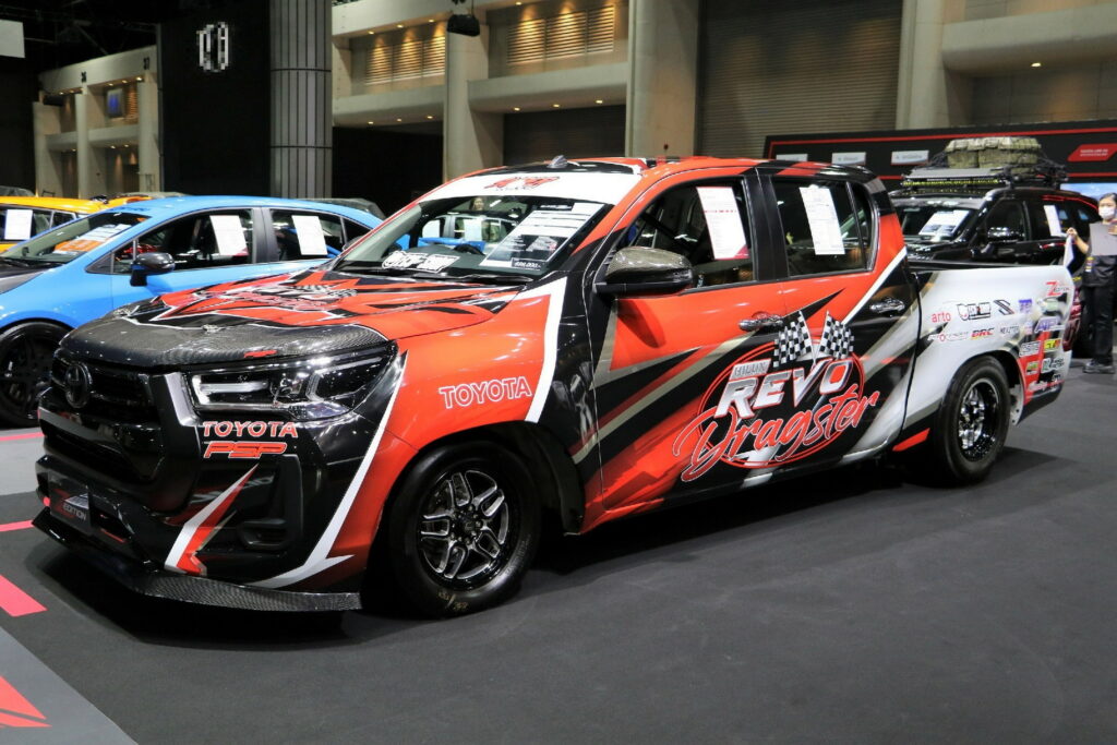 Toyota Went Wild With Modified Hilux Pickups In Bangkok | Carscoops