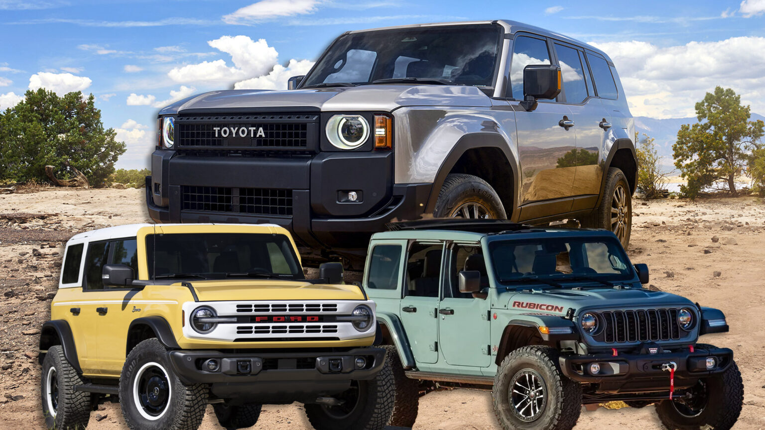 See How The 2024 Toyota Land Cruiser Compares To The Ford Bronco And ...