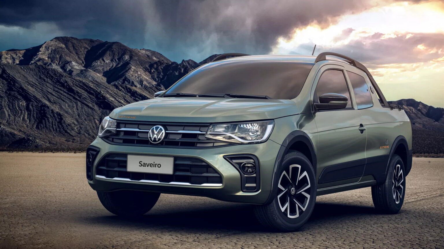 VW Saveiro Pickup Soldiers On With Another Facelift In Brazil, Gains ...