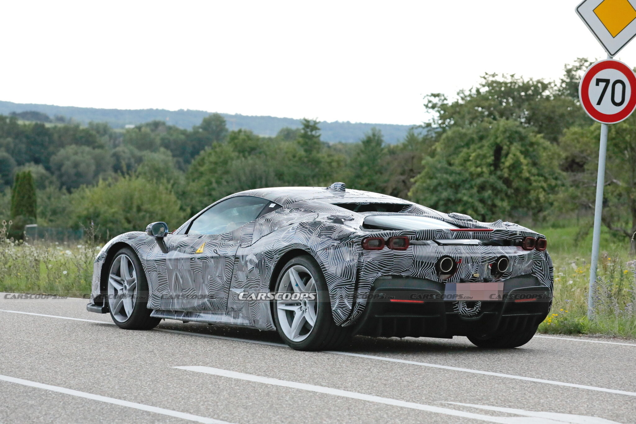 Ferrari Caught Testing Followup To The SF90 Hybrid For The First Time ...