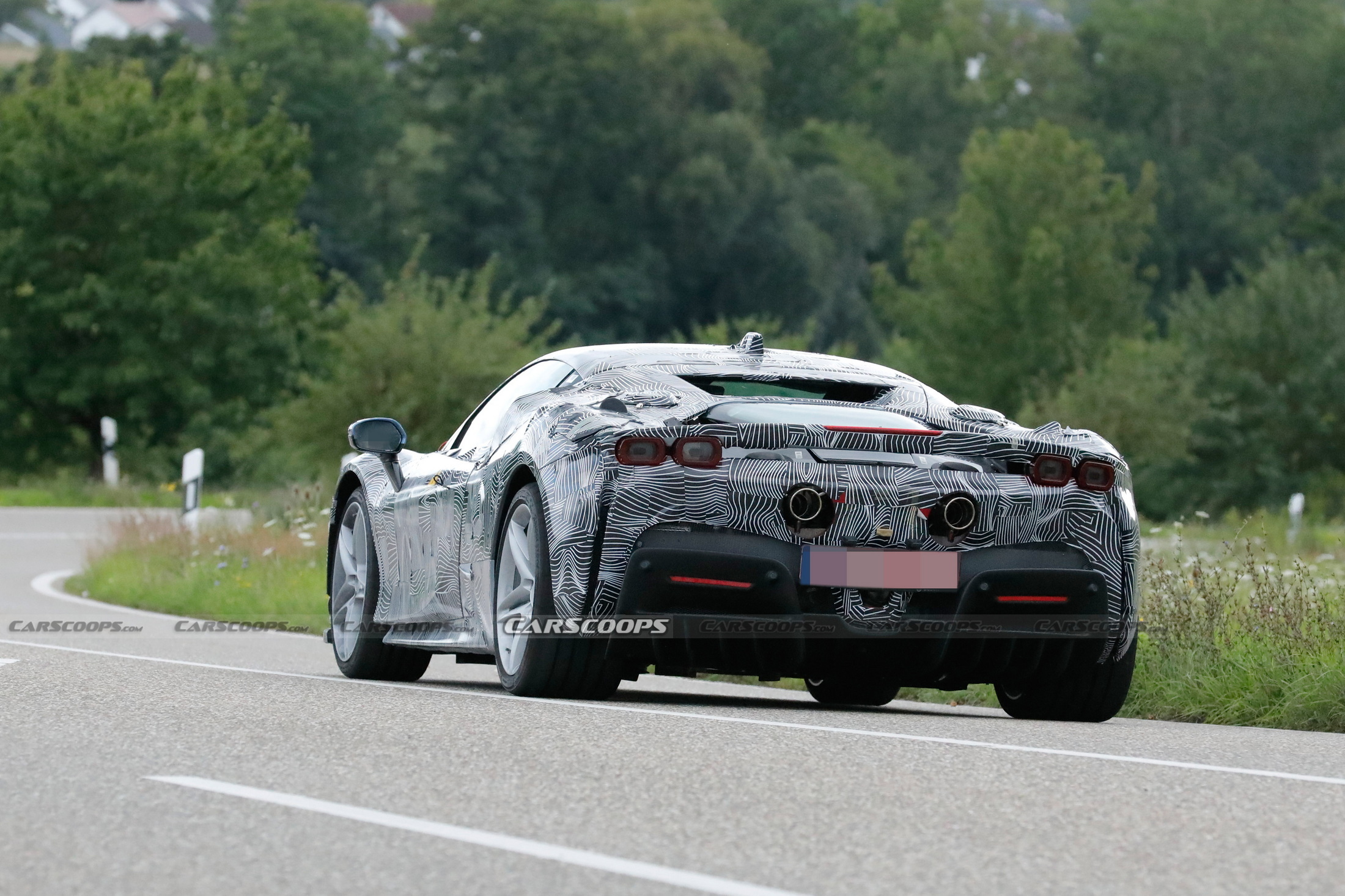 Ferrari Caught Testing Followup To The SF90 Hybrid For The First Time ...