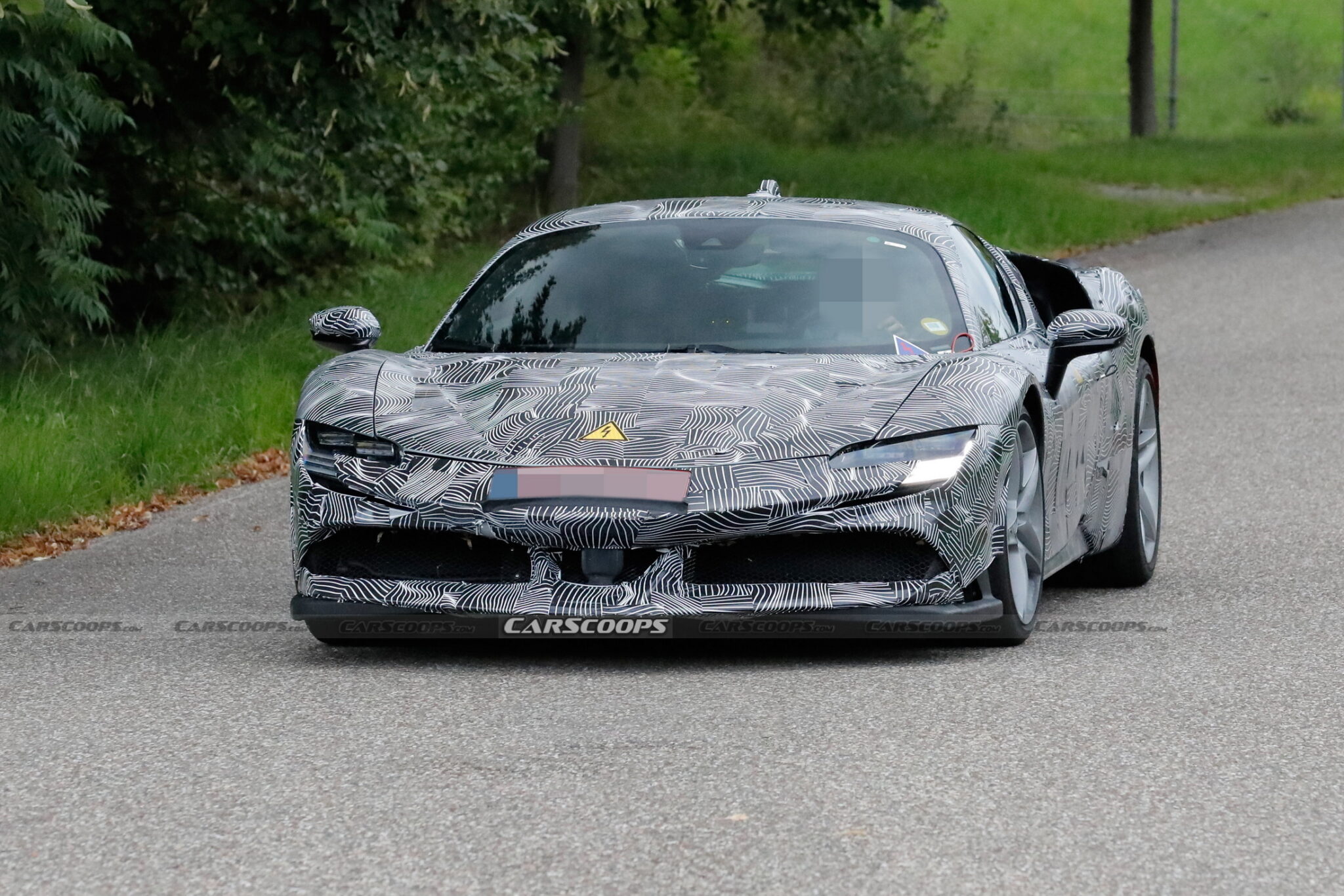 Ferrari Caught Testing Followup To The SF90 Hybrid For The First Time ...