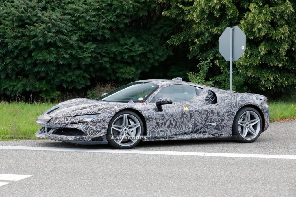 Ferrari Caught Testing Followup To The SF90 Hybrid For The First Time ...