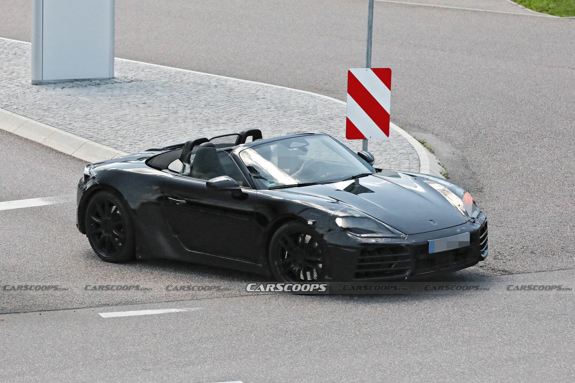 2025 Porsche 718 Boxster EV Spied As An Edgier, Electric Roadster ...