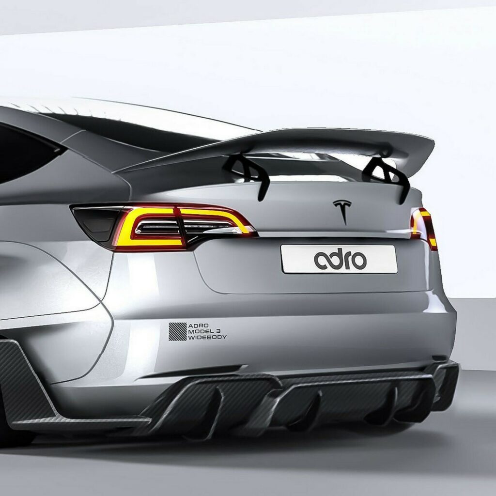 ADRO's New Tesla Model 3 Widebody Kit: A Radical Overhaul for the ...