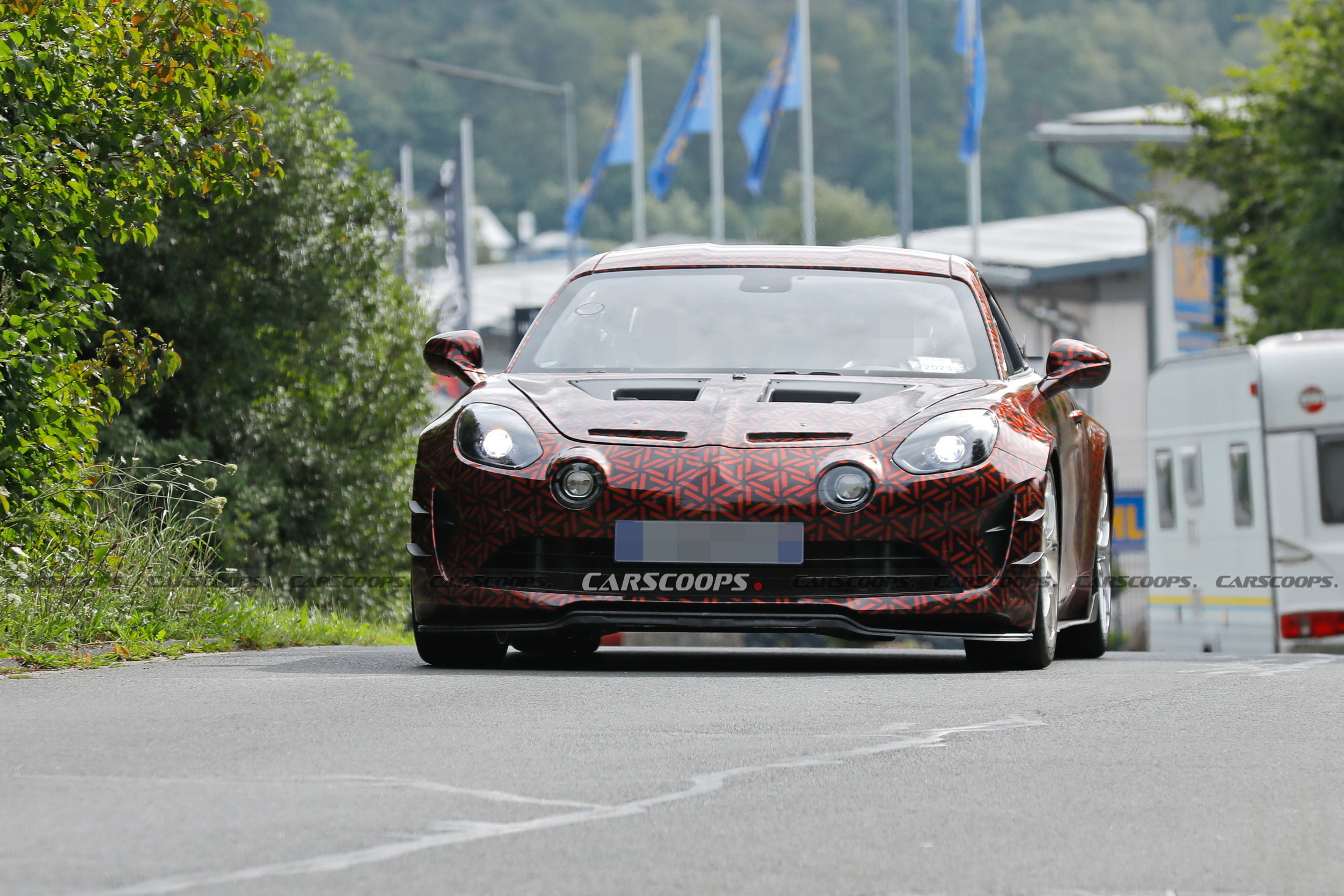 Alpine A110 R Prototype Spied With More Aggressive Aero | Carscoops