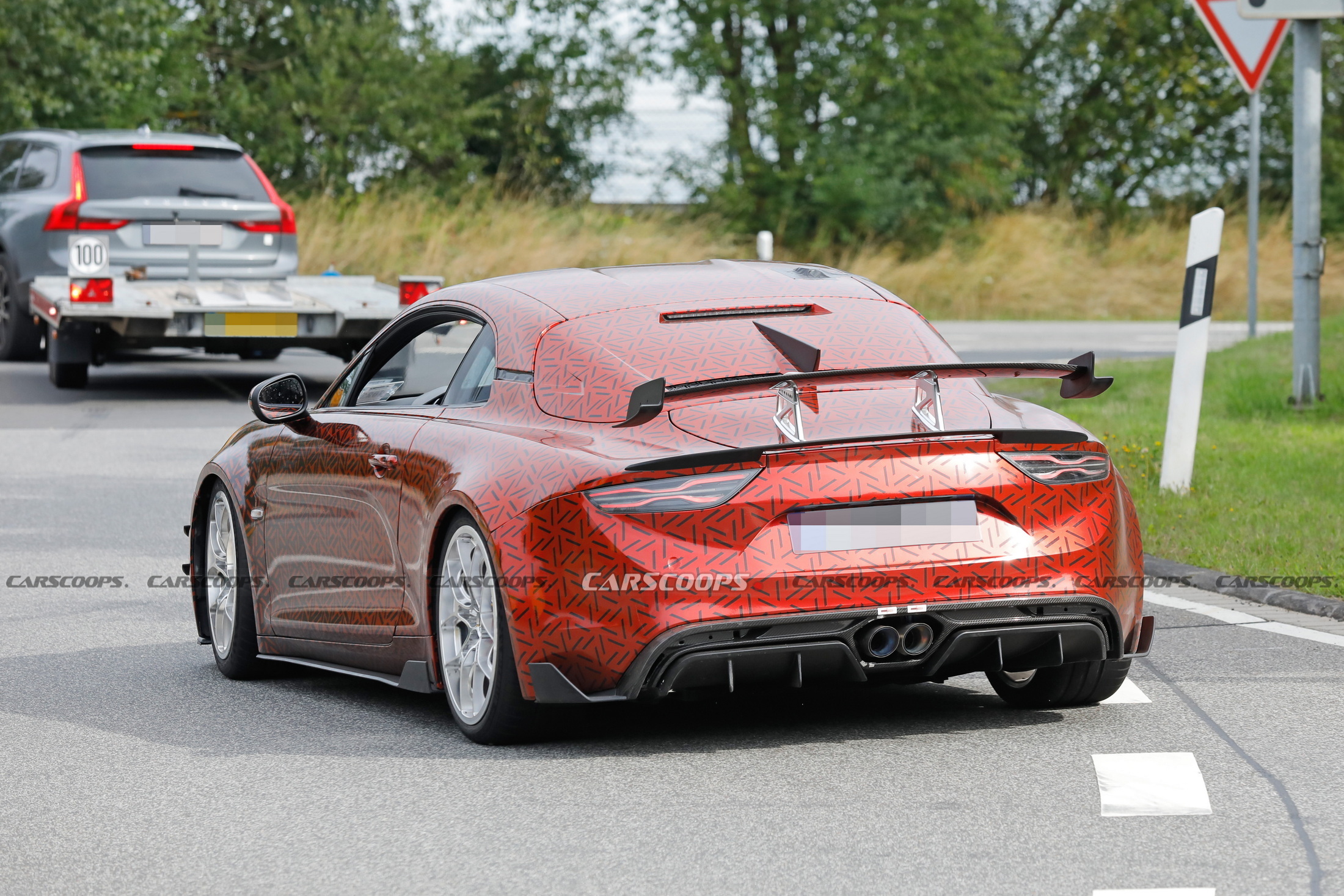 Alpine A110 R Prototype Spied With More Aggressive Aero | Carscoops