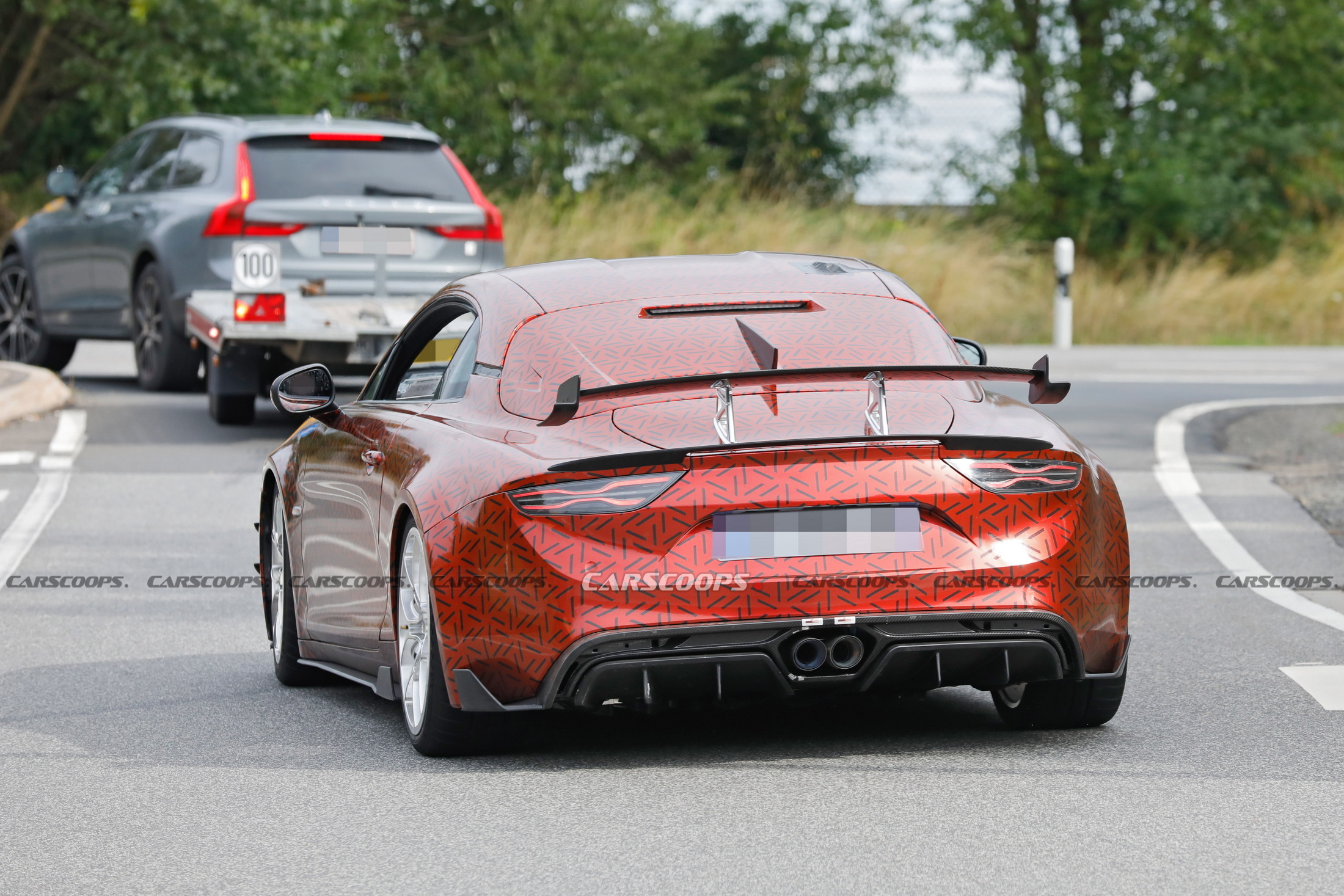 Alpine A110 R Prototype Spied With More Aggressive Aero | Carscoops