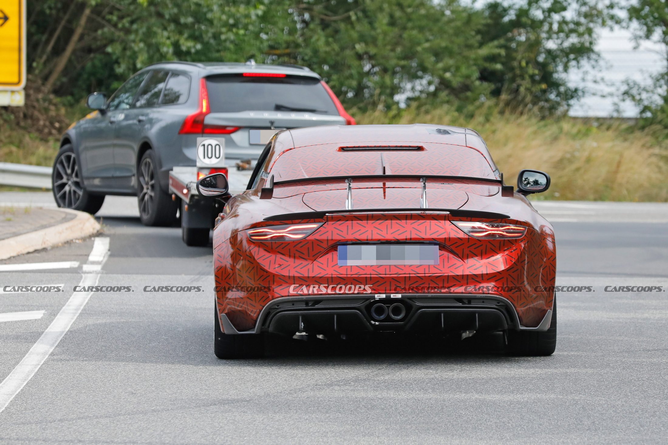 Alpine A110 R Prototype Spied With More Aggressive Aero | Carscoops