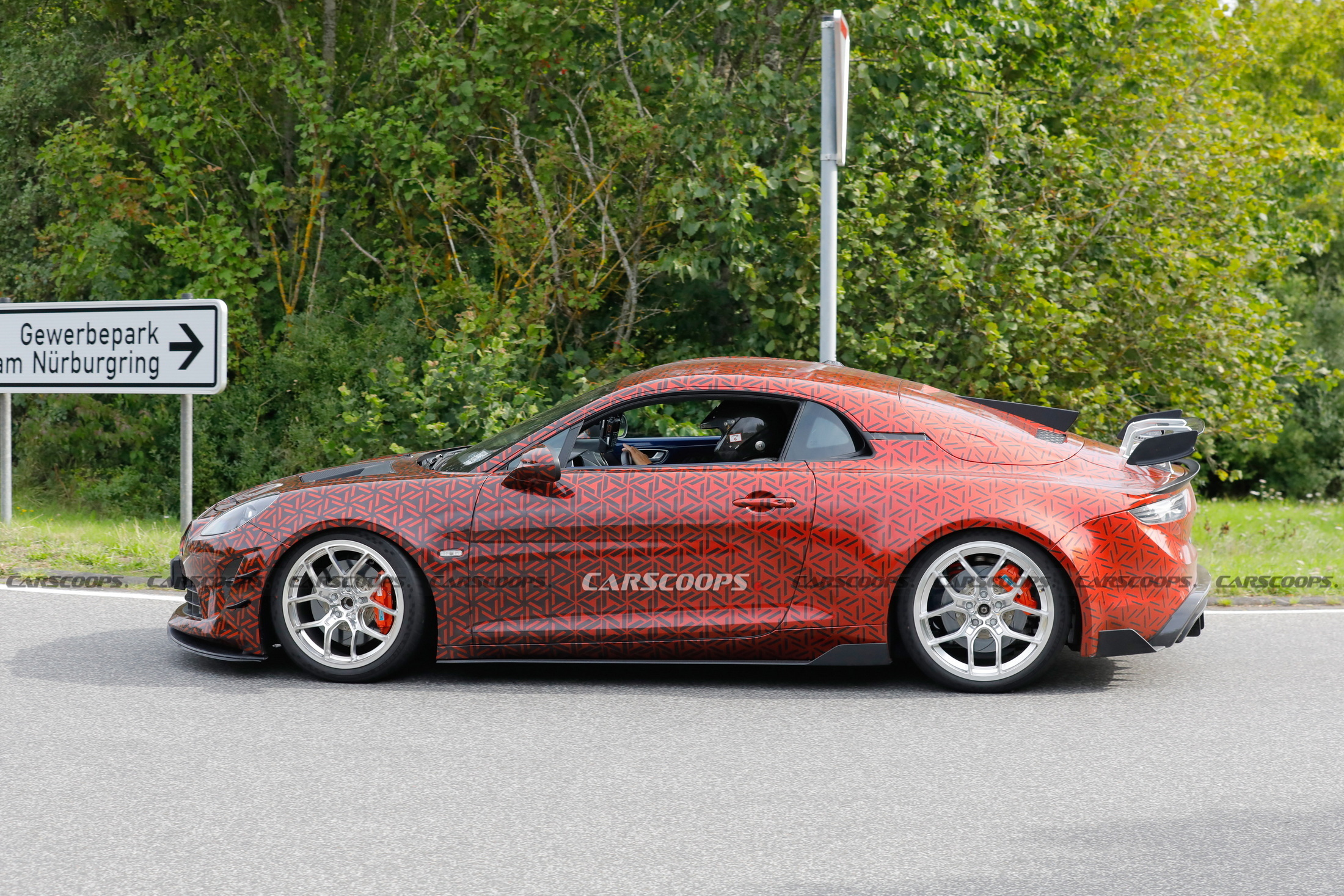 Alpine A110 R Prototype Spied With More Aggressive Aero | Carscoops