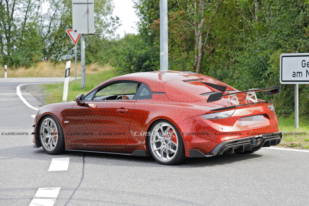 Alpine A110 R Prototype Spied With More Aggressive Aero | Carscoops
