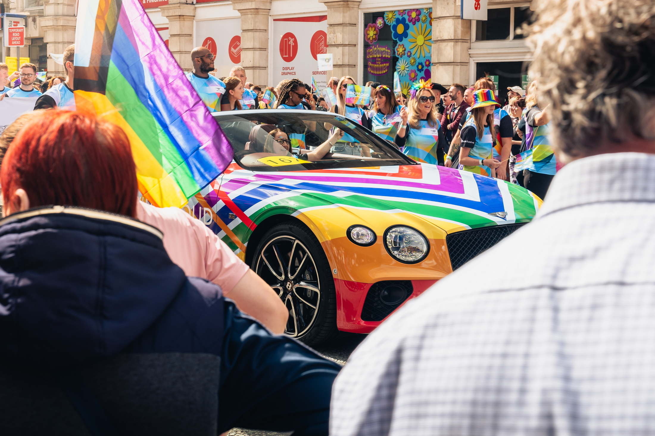 Bentley Joins Pride Parade With Special Rainbow-Themed Continental GTC ...