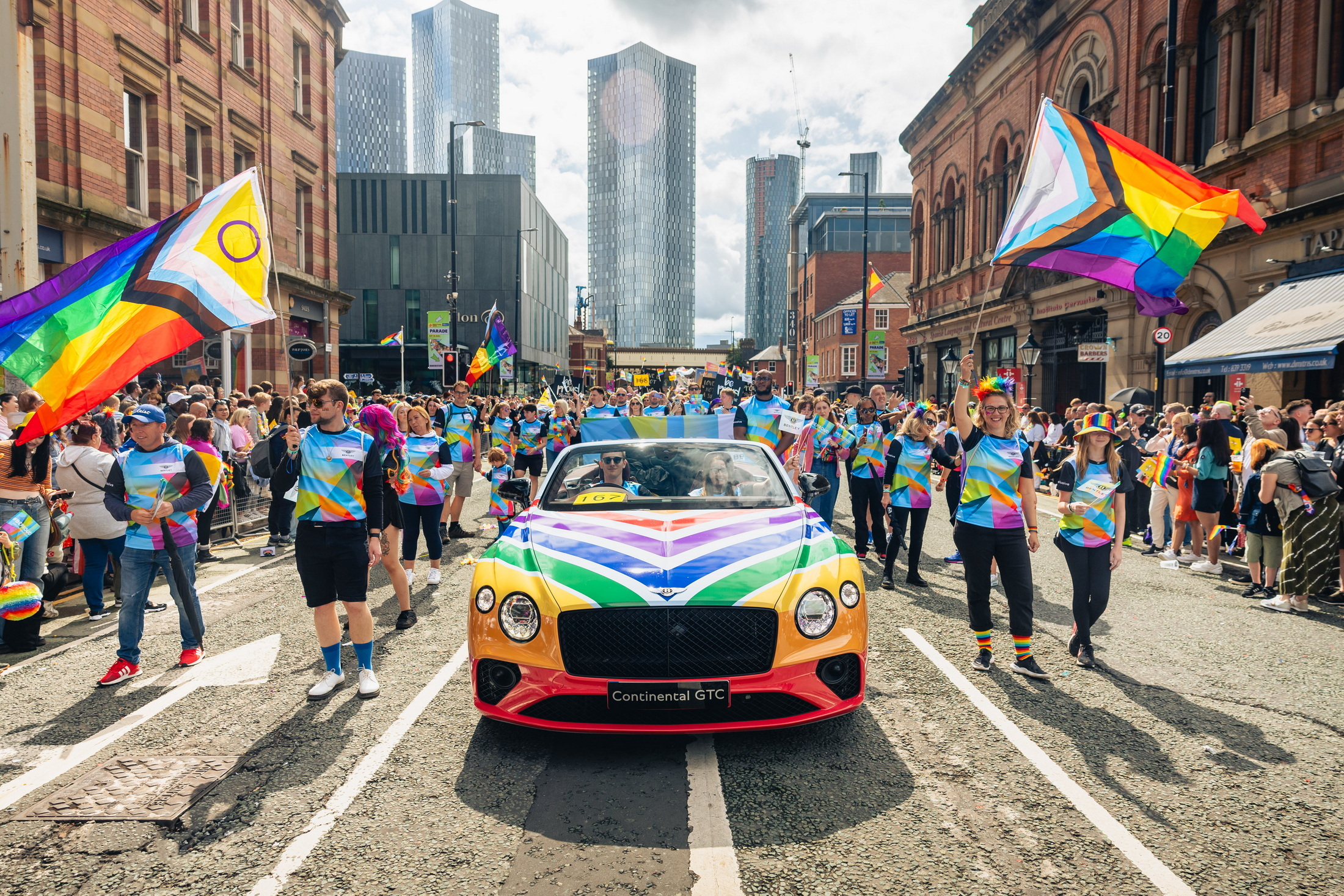 Bentley Joins Pride Parade With Special Rainbow-Themed Continental GTC ...