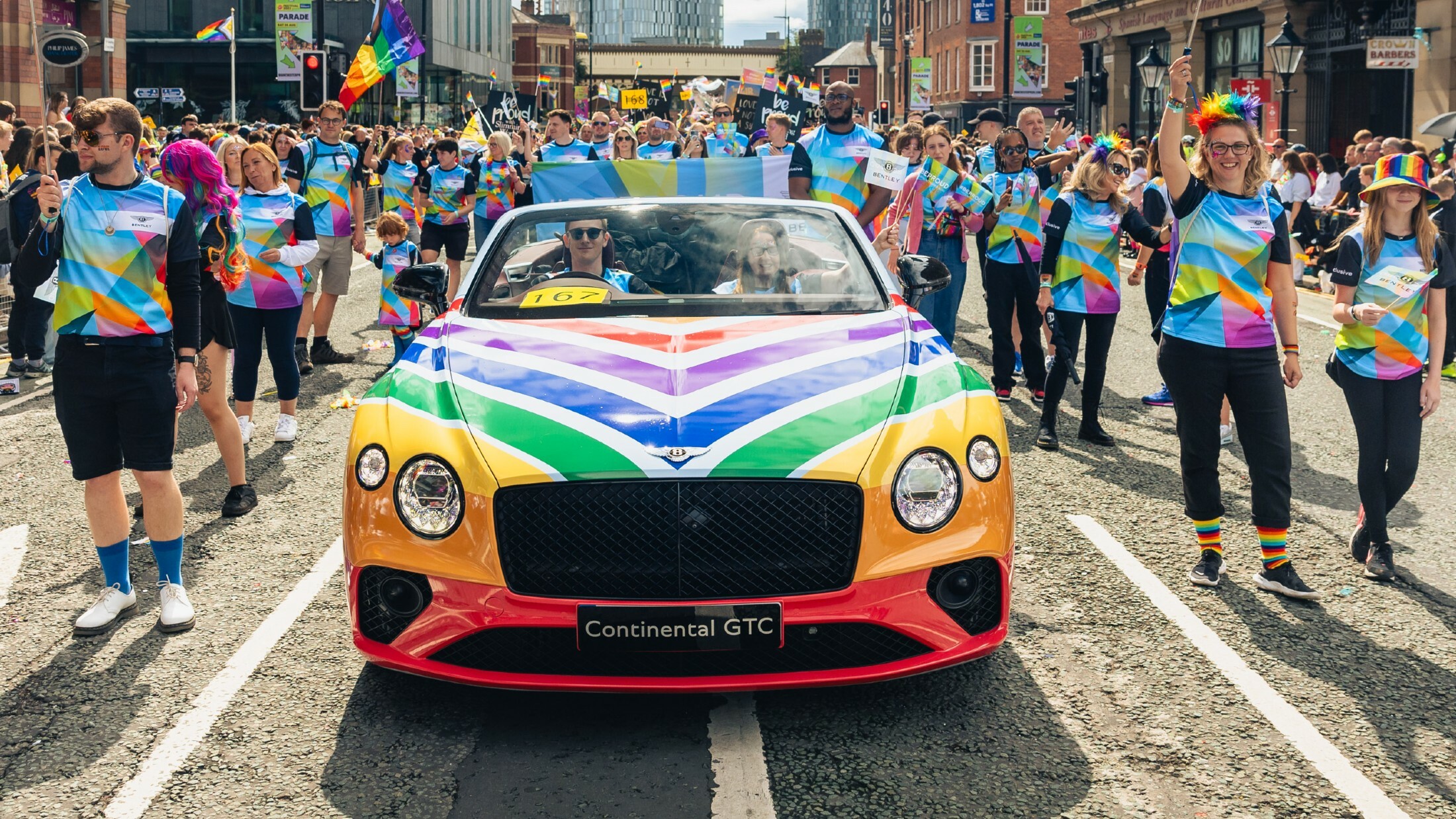 Bentley Joins Pride Parade With Special Rainbow-Themed Continental GTC ...