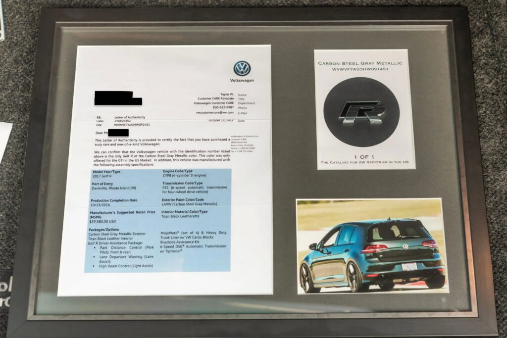 Factory-Mispainted VW Golf R Is A Secretly Influential One-Off That You ...