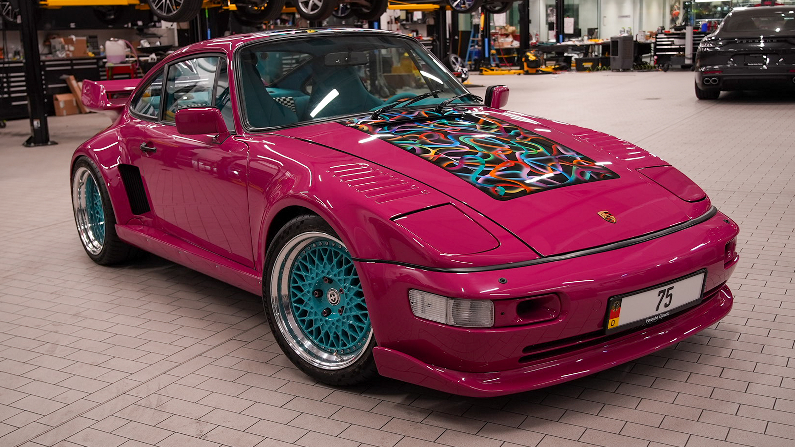 Galpin’s Ruby Star Pink Porsche 930 Turbo Slantnose Packs 850 HP ...