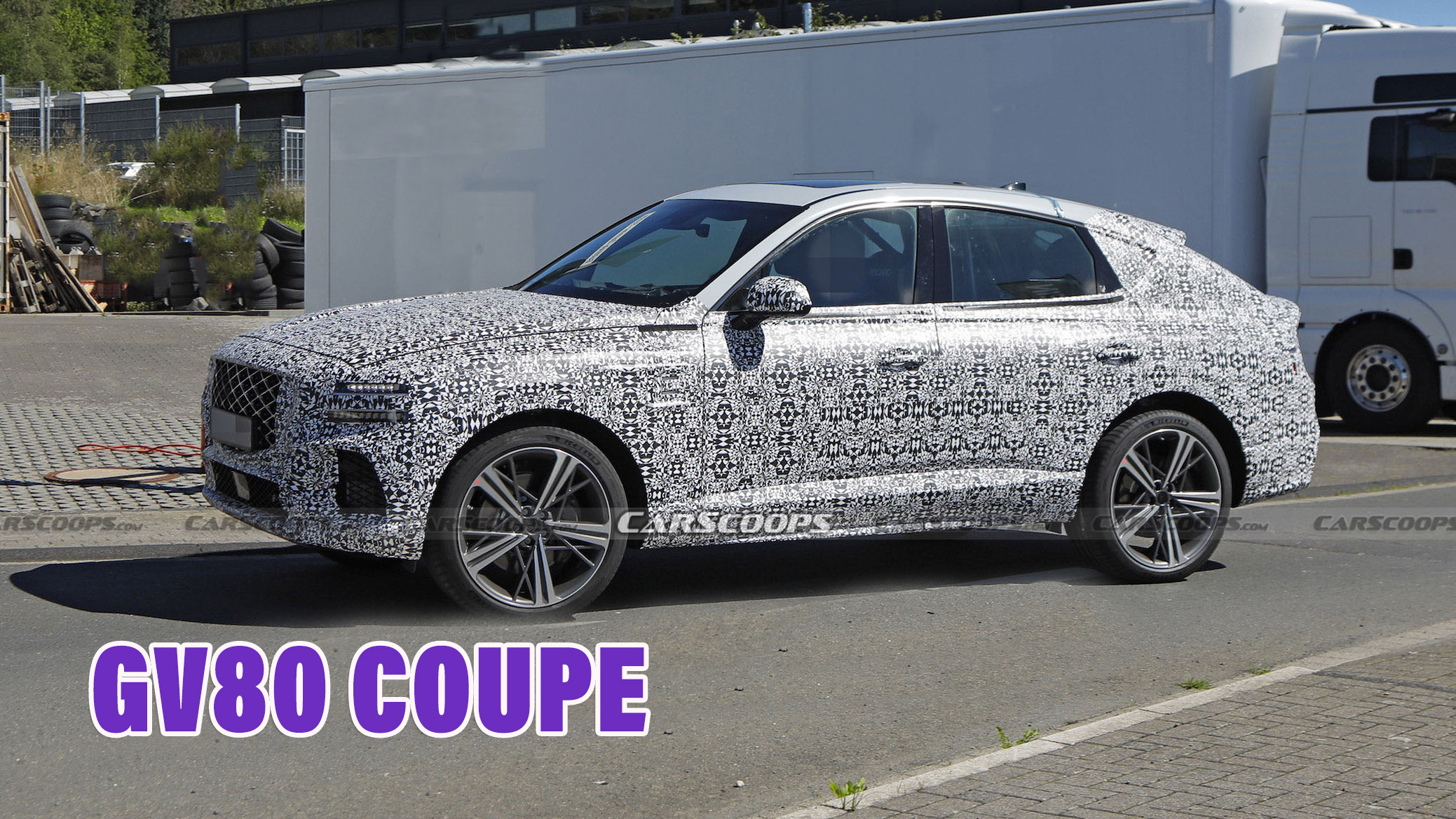 Genesis GV80 Coupe Spied Looking Just Like The Concept | Carscoops