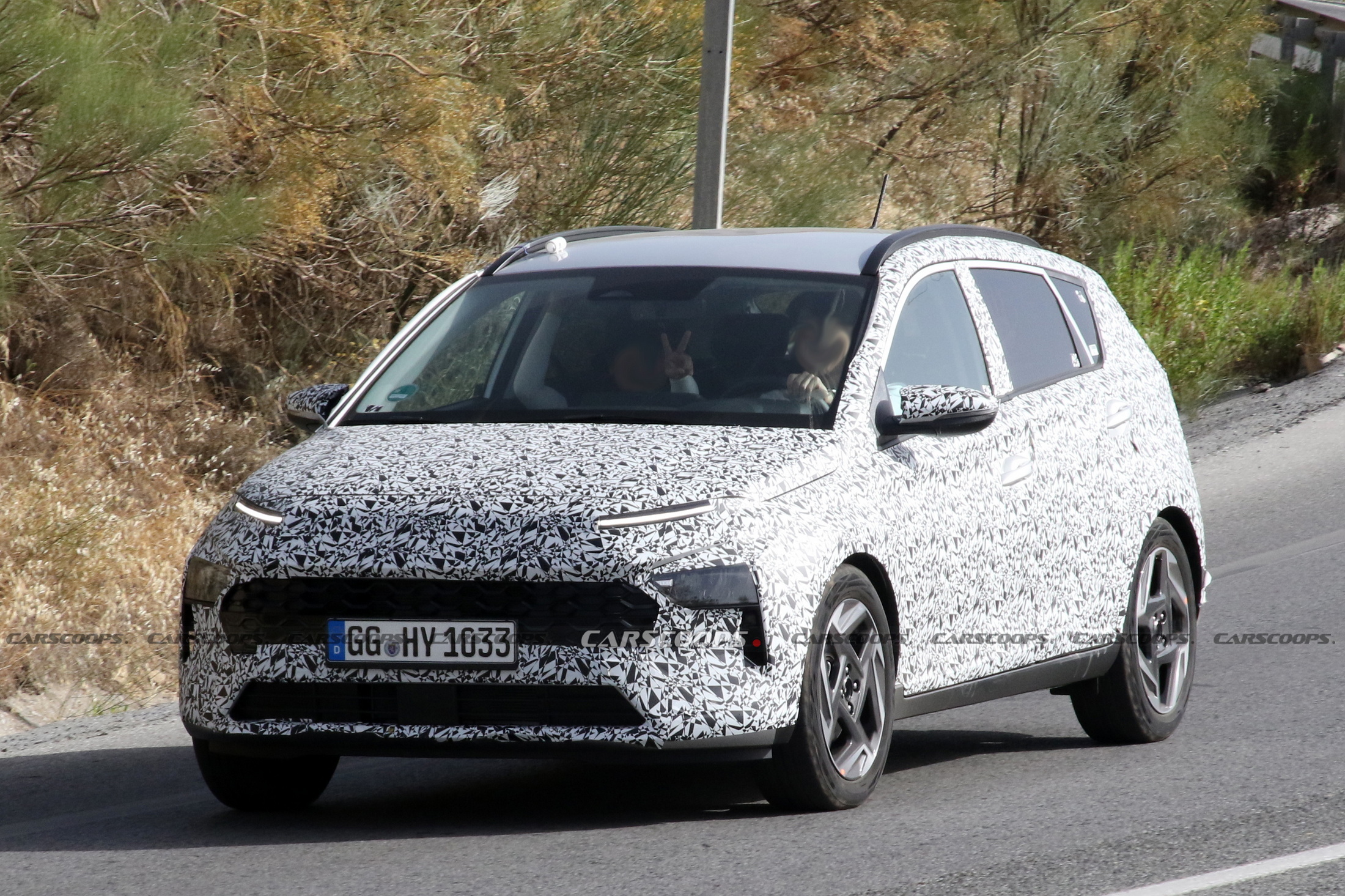 Hyundai Bayon Spied Under Disguise With A Wider Mouth | Carscoops