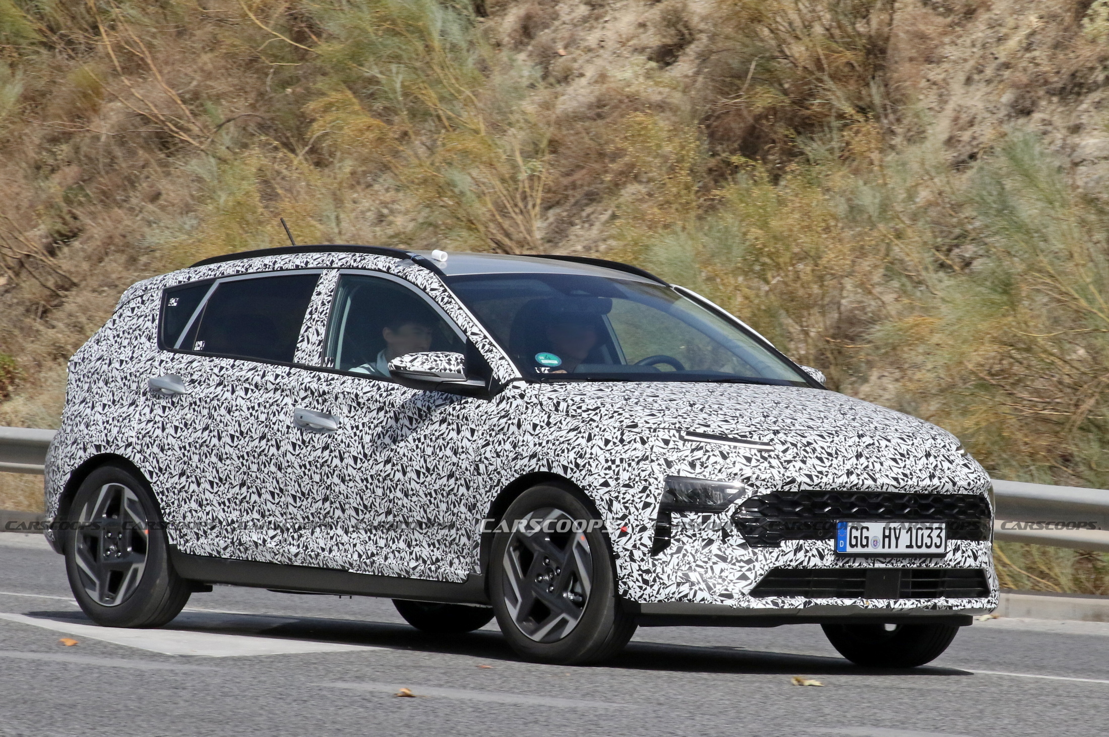 Hyundai Bayon Spied Under Disguise With A Wider Mouth | Carscoops