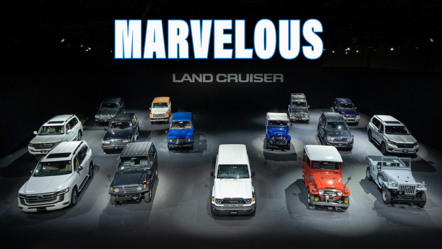 Check Out Toyota’s Army Of Land Cruisers At The 250’s World Debut ...