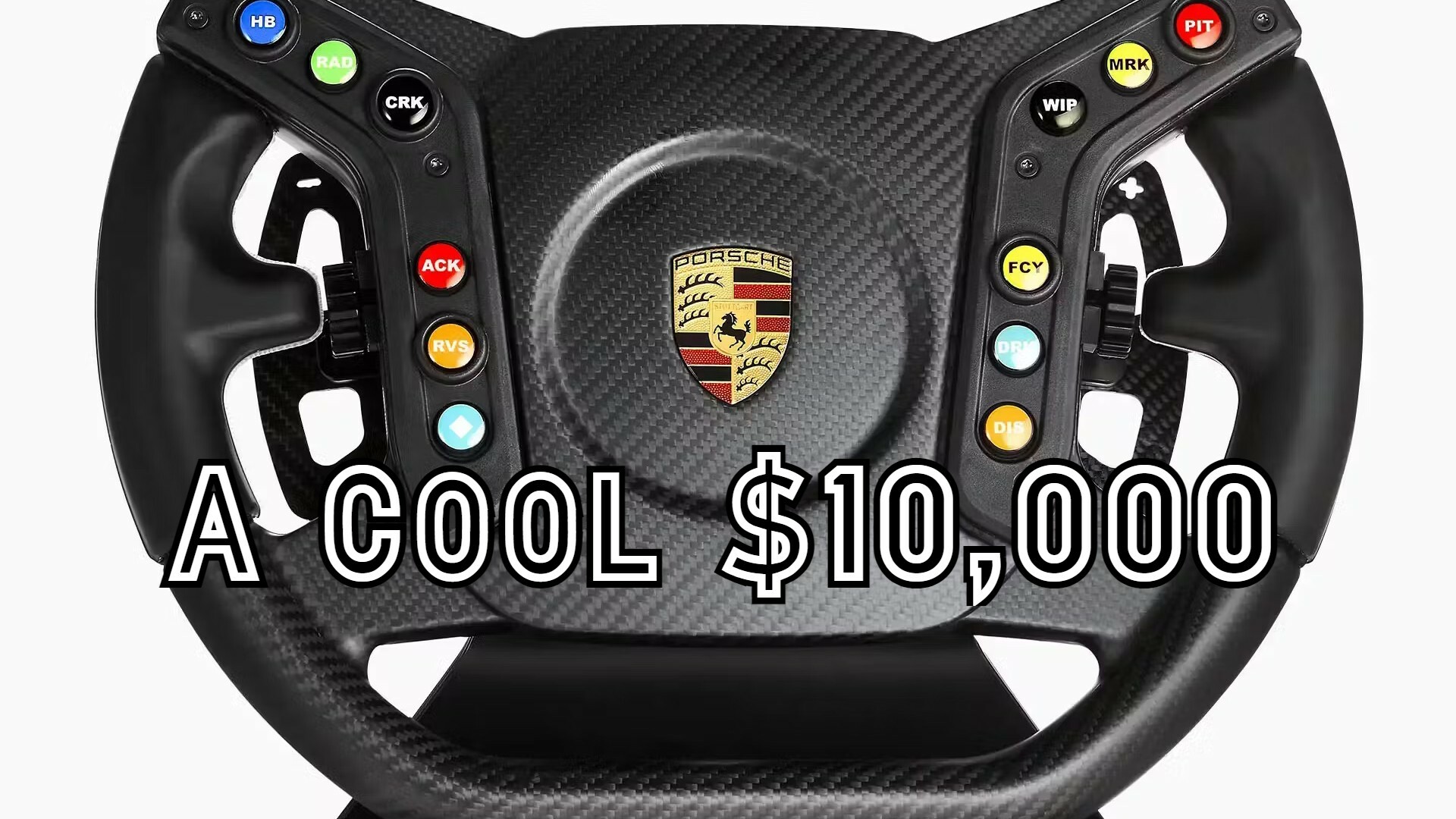 Porsche’s Real GT3 Cup Steering Wheel For PC Gamers Costs As Much As A ...
