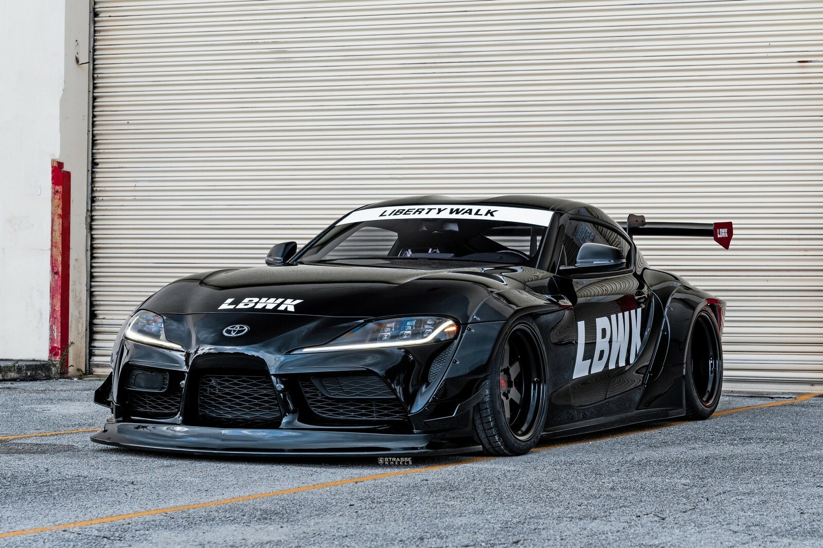 This Widebody Toyota Supra From Liberty Walk Is All About The Looks ...