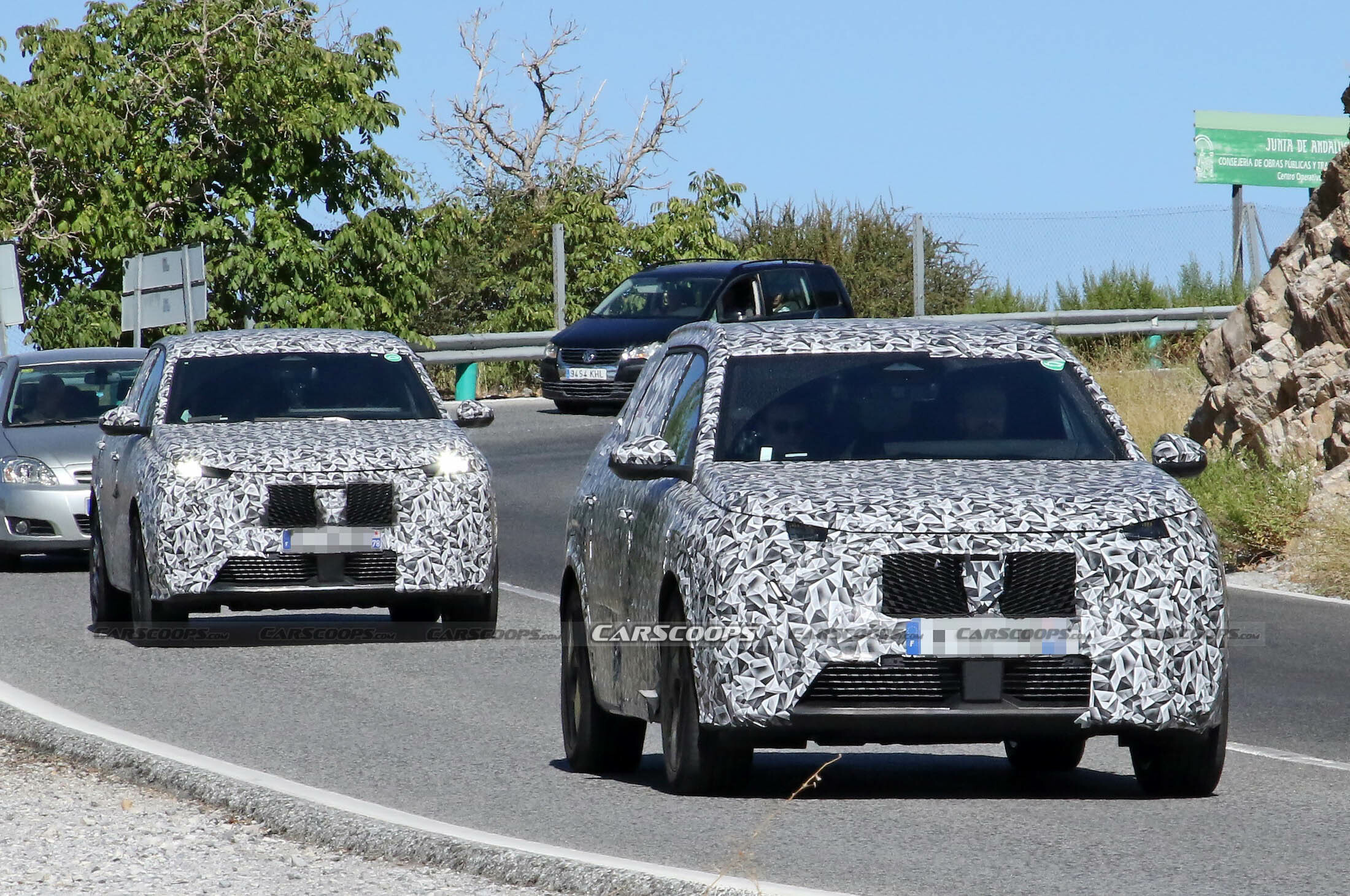 Square-Jawed 2024 Peugeot 5008 Makes Spy Debut, But Slinkier 3008 Will ...