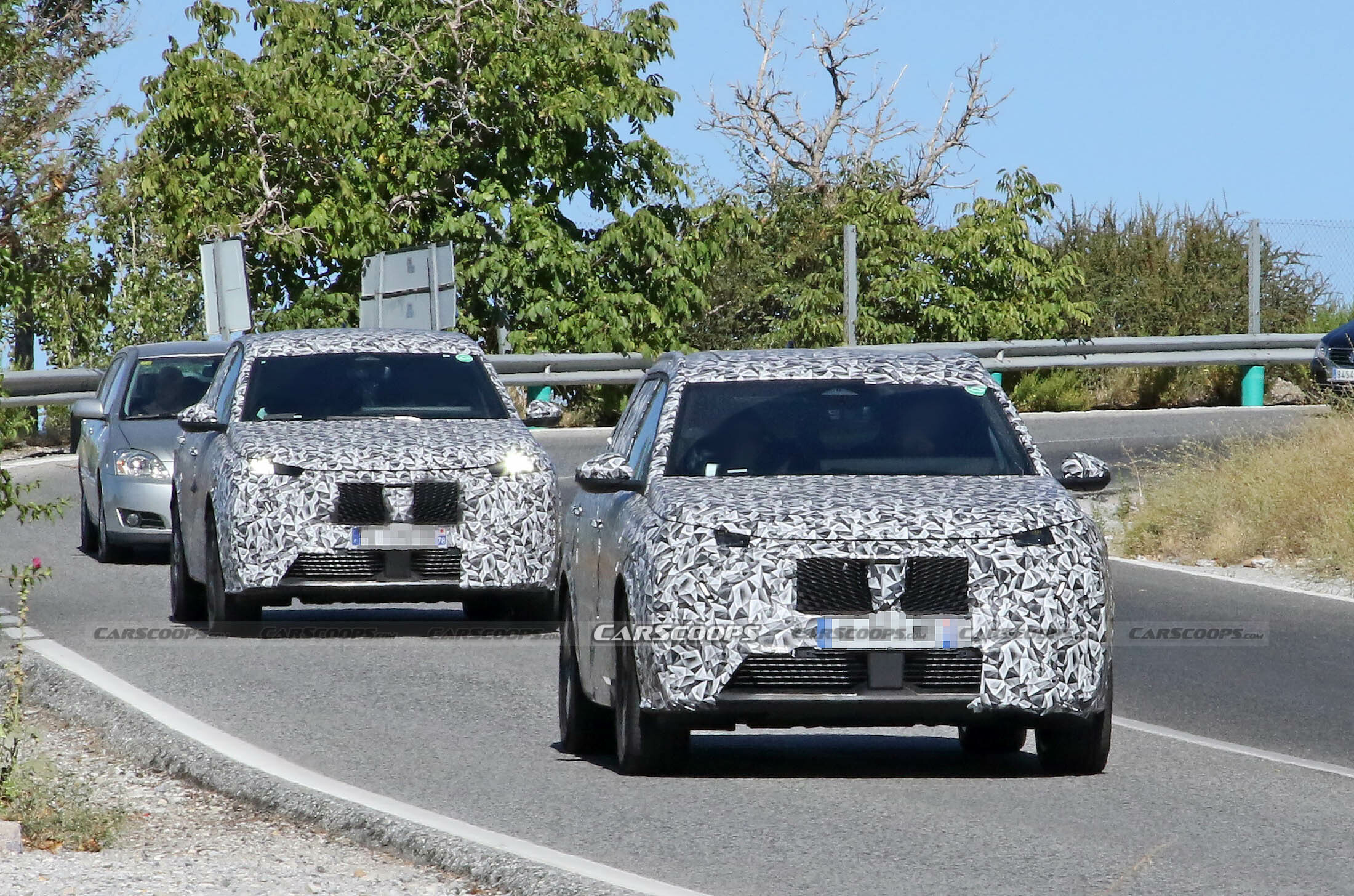 Square-Jawed 2024 Peugeot 5008 Makes Spy Debut, But Slinkier 3008 Will ...