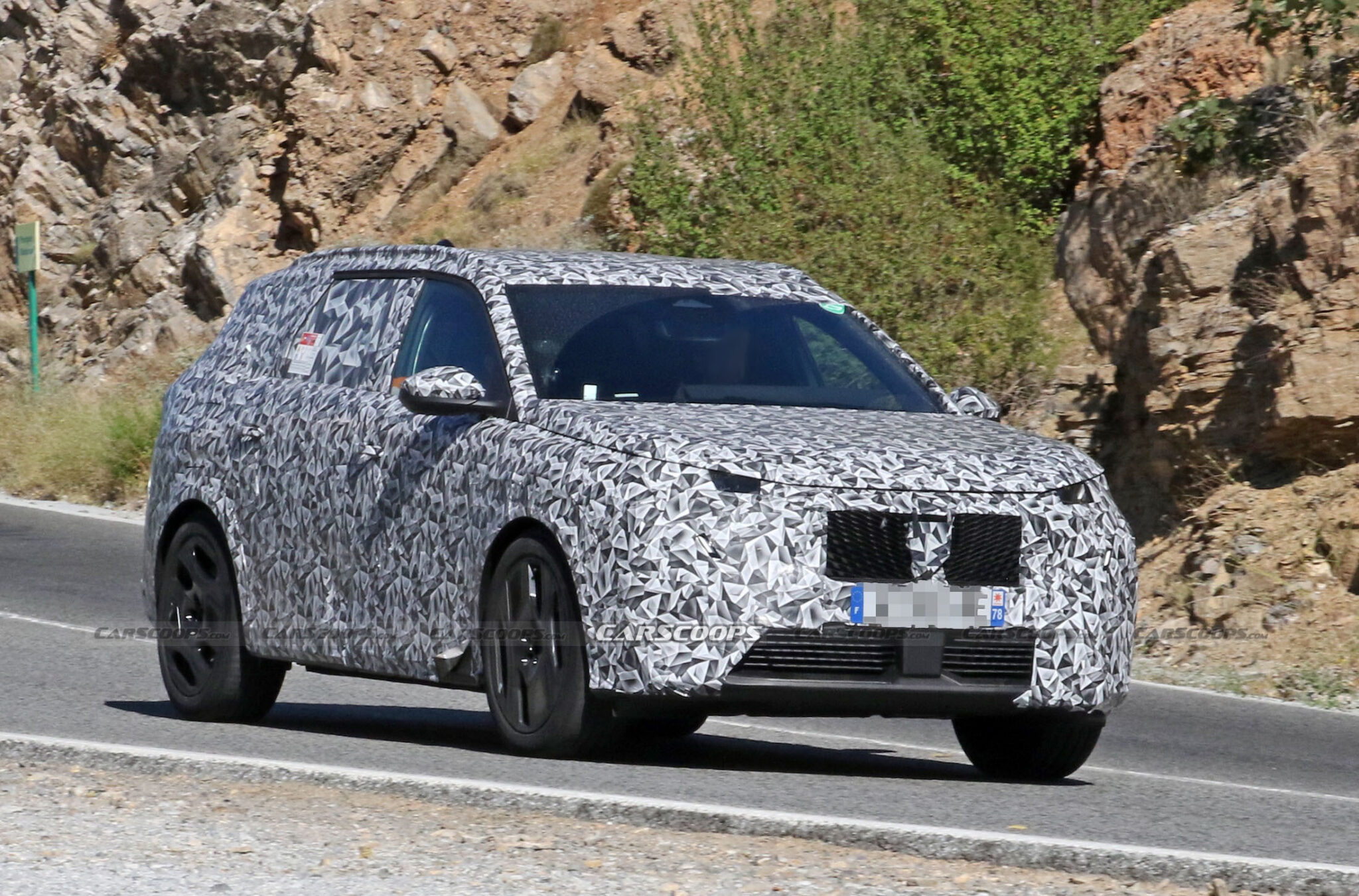 Square-Jawed 2024 Peugeot 5008 Makes Spy Debut, But Slinkier 3008 Will ...