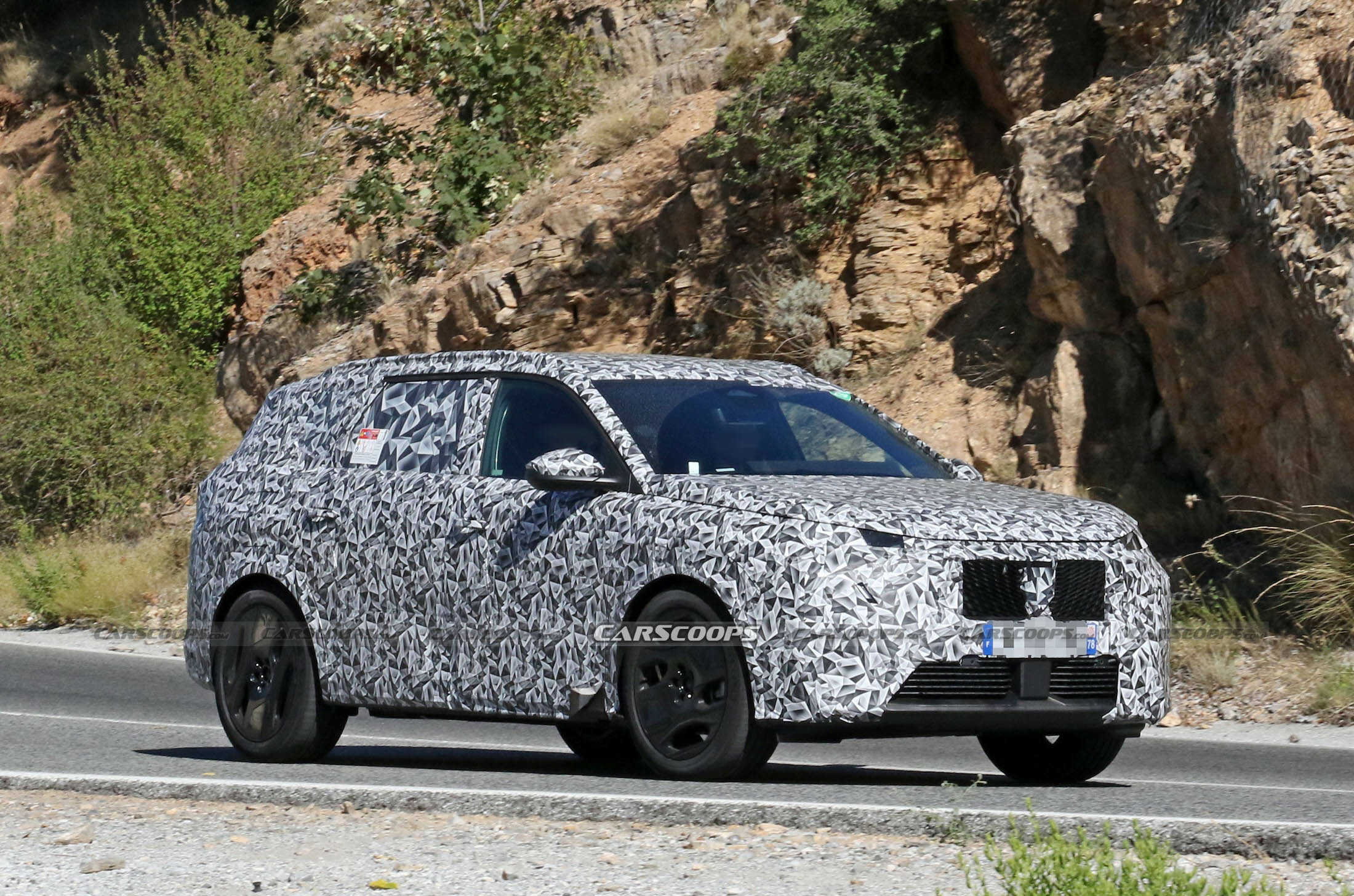Square-Jawed 2024 Peugeot 5008 Makes Spy Debut, But Slinkier 3008 Will ...