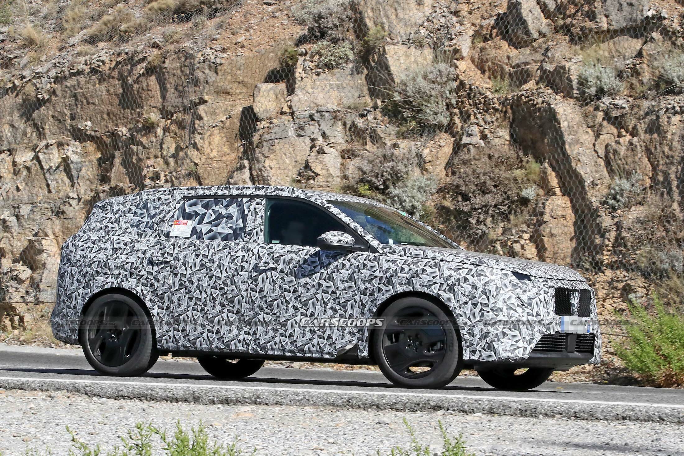 Square-Jawed 2024 Peugeot 5008 Makes Spy Debut, But Slinkier 3008 Will ...