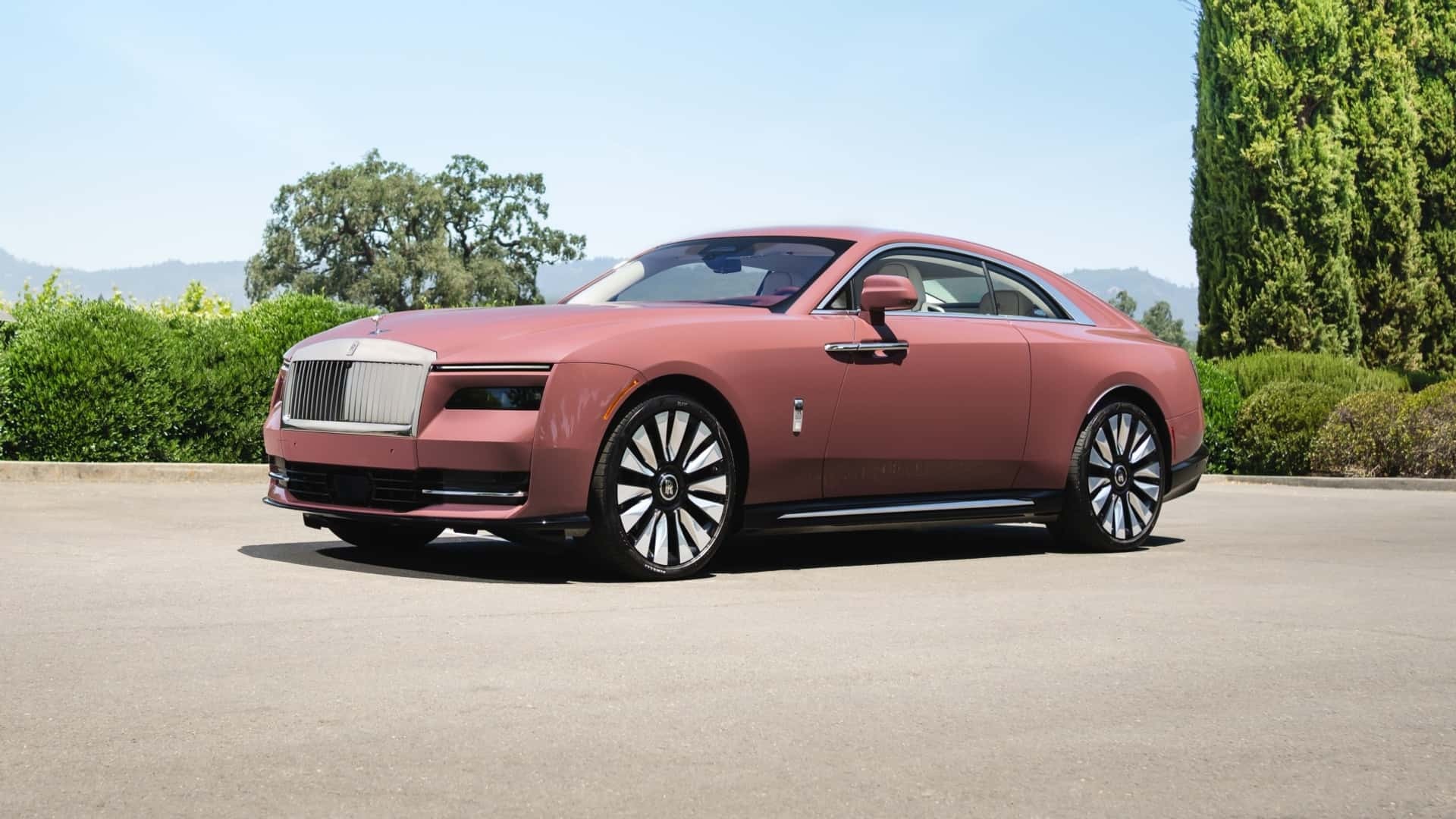 Rolls-Royce Spectre Lands In Monterey With Morganite Pink Paint | Carscoops