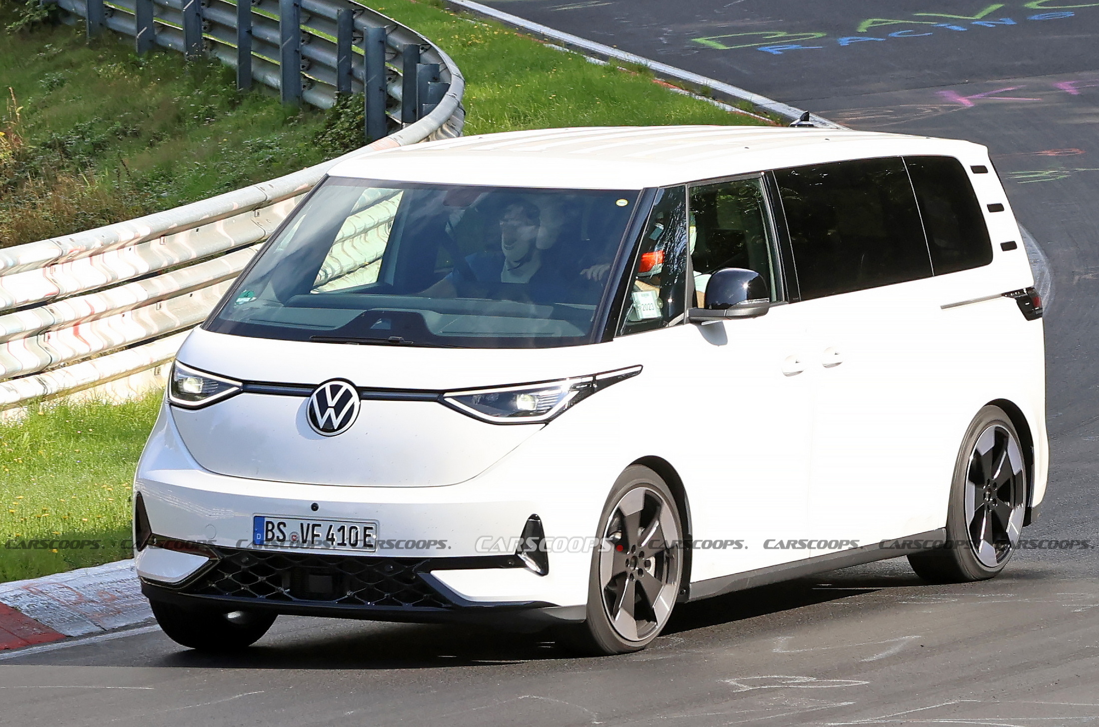 VW ID. Buzz Spied With A Sportier Bumper, Could Be The Hotter GTX ...