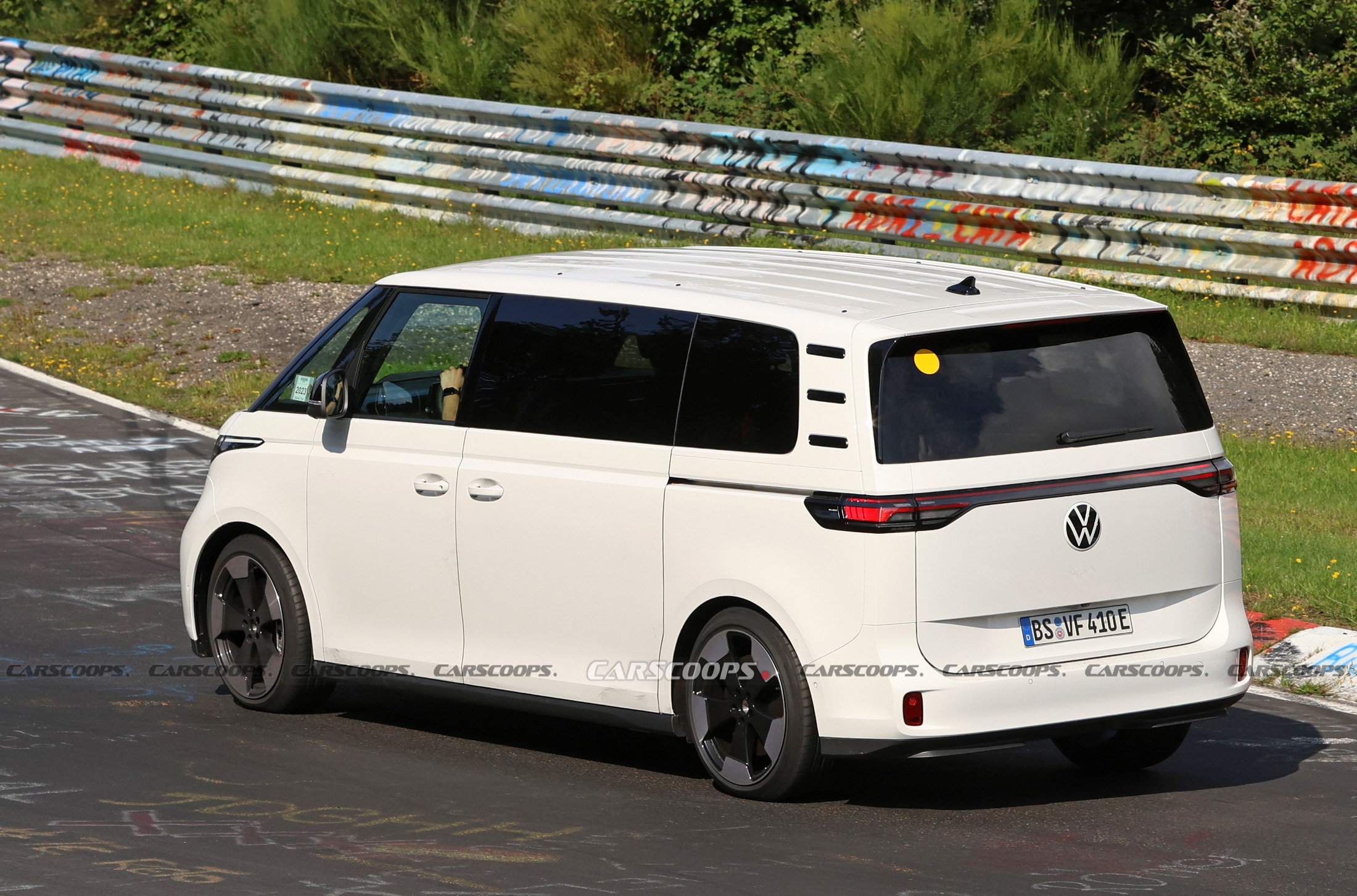 VW ID. Buzz Spied With A Sportier Bumper, Could Be The Hotter GTX ...