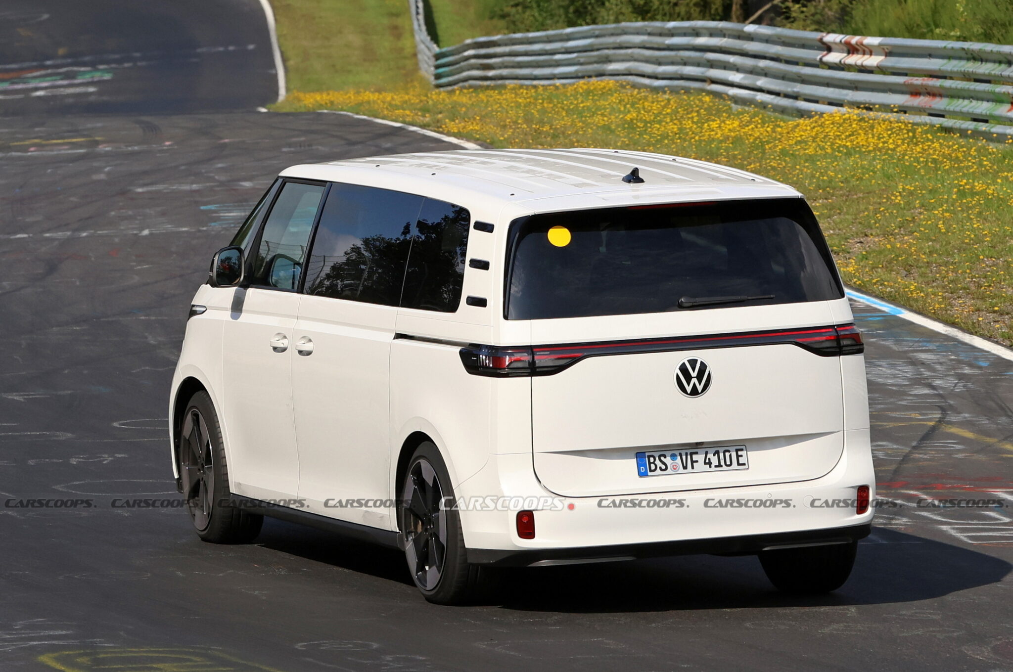 VW ID. Buzz Spied With A Sportier Bumper, Could Be The Hotter GTX ...