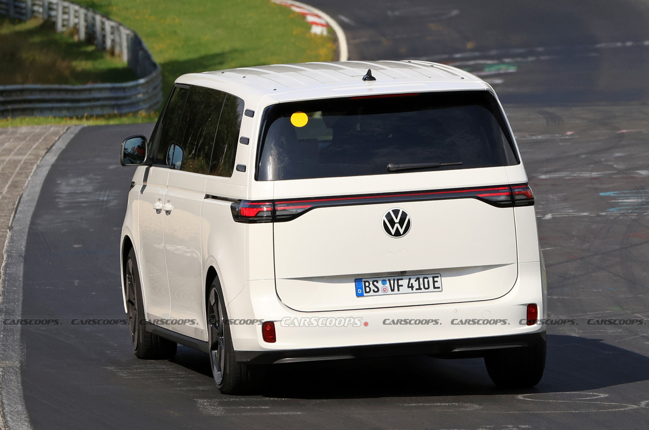 VW ID. Buzz Spied With A Sportier Bumper, Could Be The Hotter GTX ...