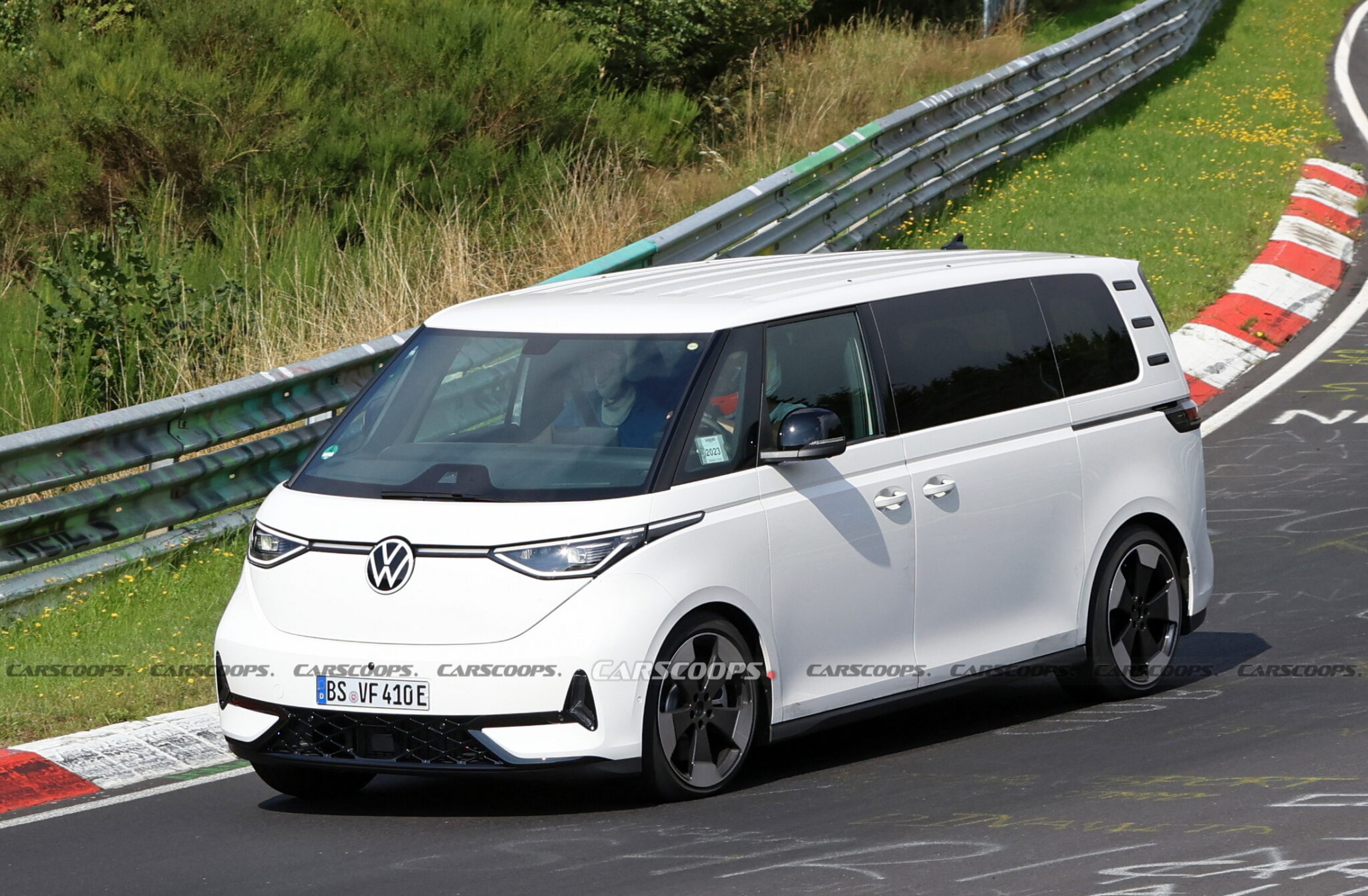 VW ID. Buzz Spied With A Sportier Bumper, Could Be The Hotter GTX ...