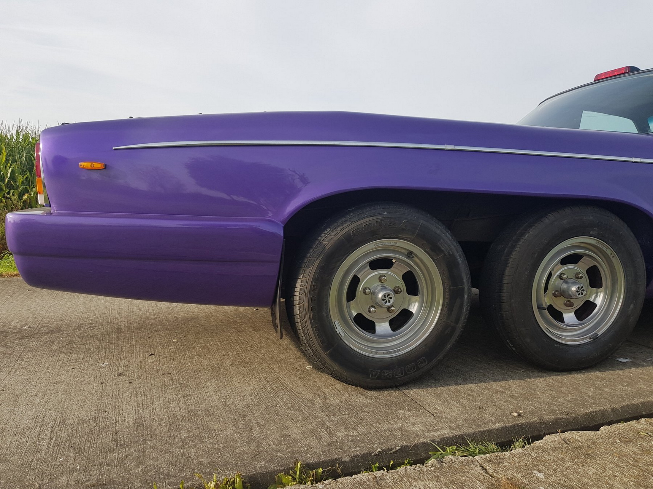 Behold The Purple Thunder: The Six-Wheeled Jaguar Daimler Double Six ...