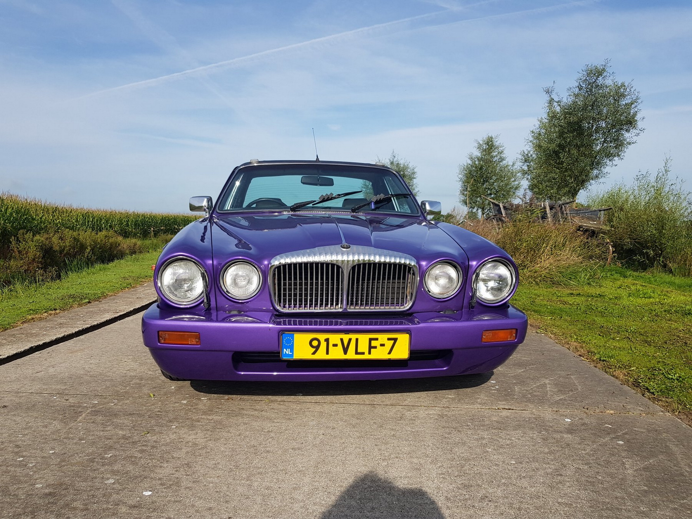 Behold The Purple Thunder: The Six-Wheeled Jaguar Daimler Double Six ...
