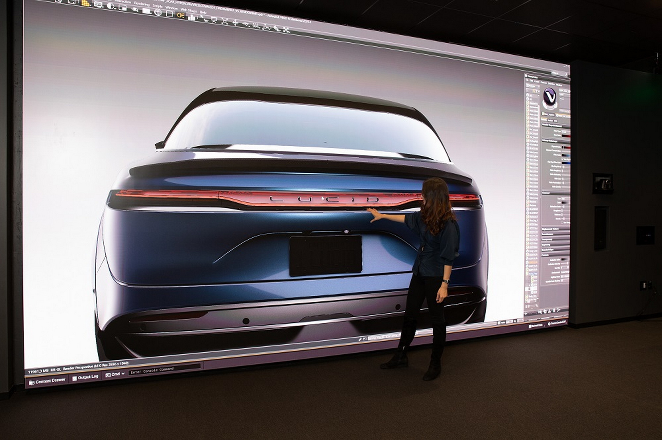 Lucid Uses Samsung’s Giant 255-Inch Monitor To Design Cars Faster ...