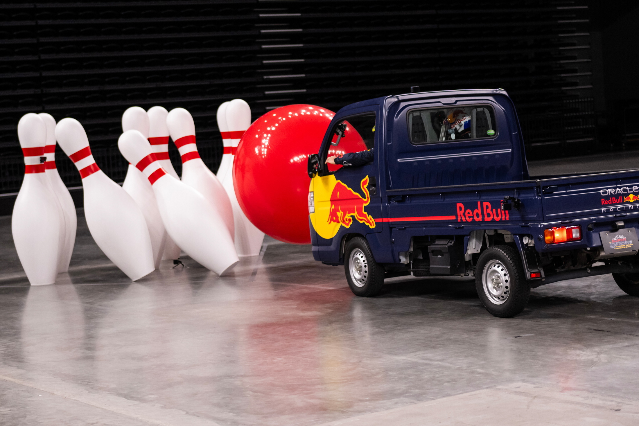 Watch Red Bull’s F1 Drivers Race Blindfolded In Kei Trucks | Carscoops
