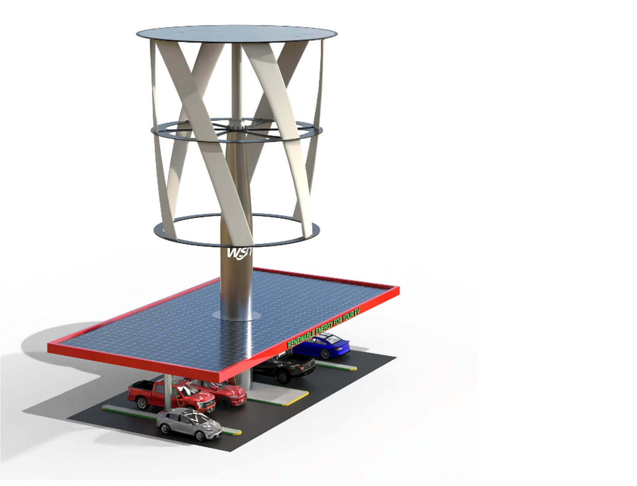 Off-The-Grid, Solar And Wind EV Charger To Make Debut At Detroit Auto ...