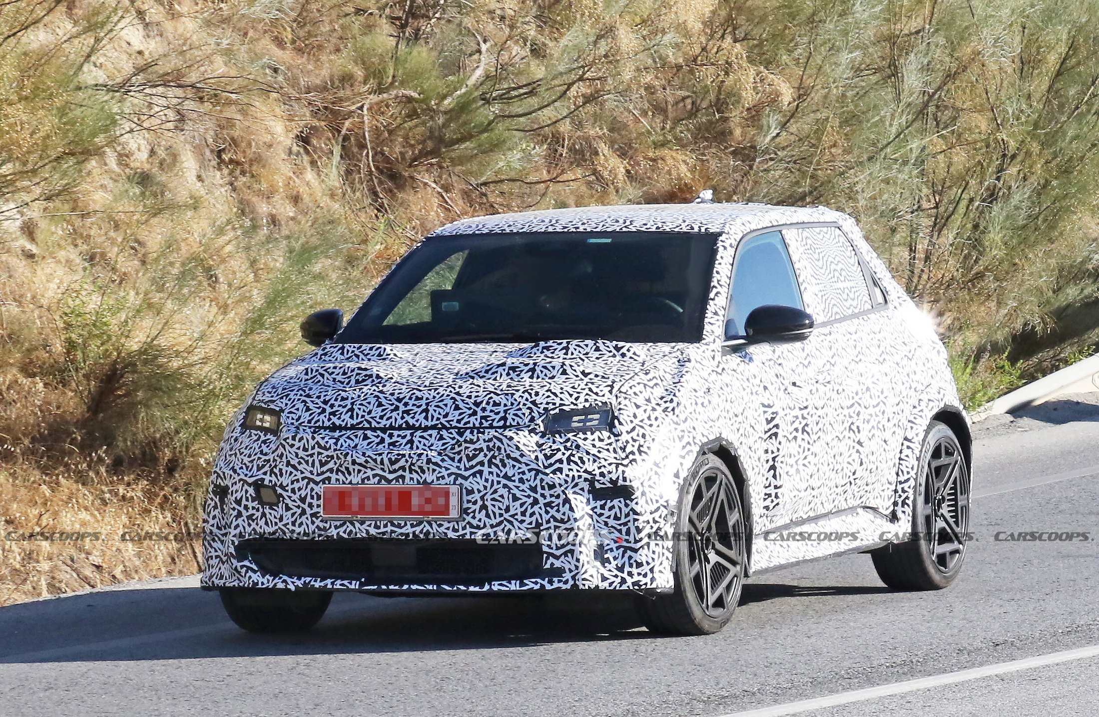 2024 Alpine A290 Electric Hot Hatch Tries To Hide Sharp Bodykit In Spy ...