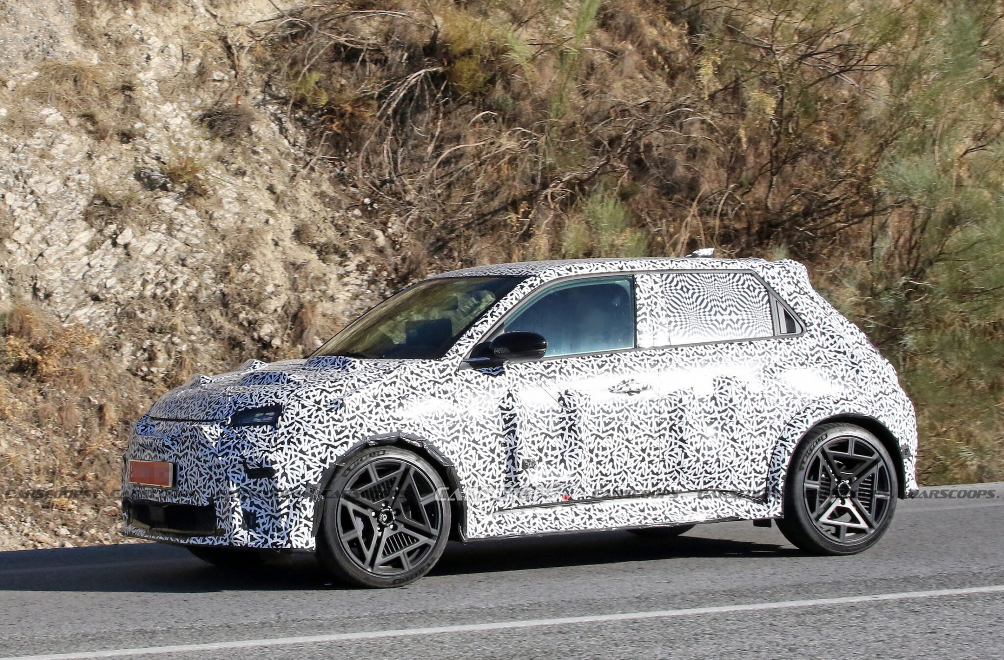 2024 Alpine A290 Electric Hot Hatch Tries To Hide Sharp Bodykit In Spy ...
